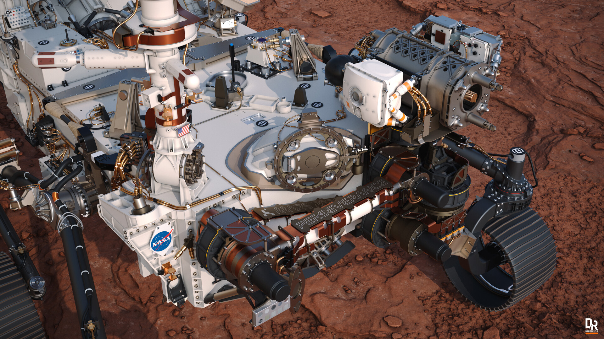 ArtStation - MARS 2020 - Perseverance Rover