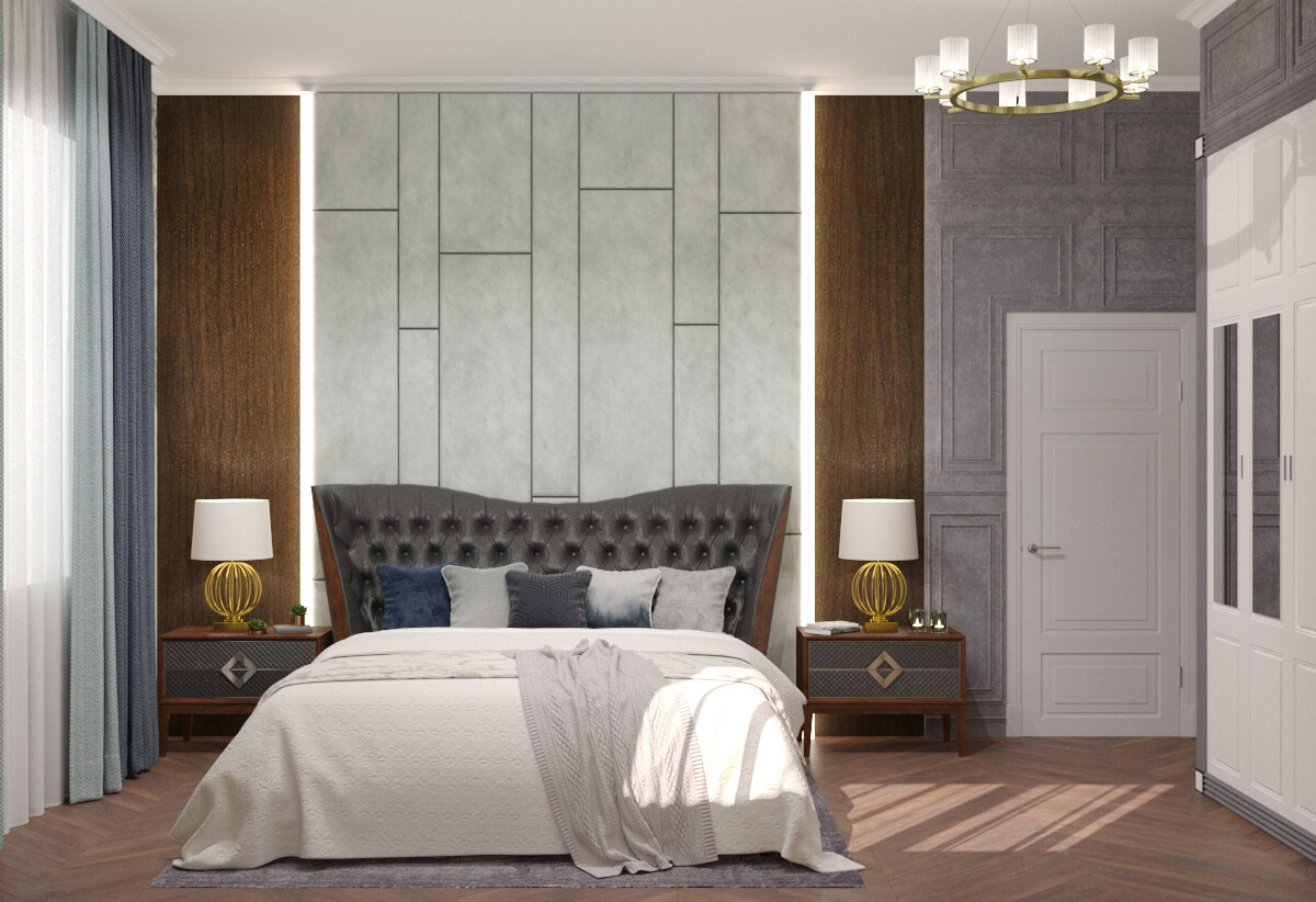 ArtStation - Modern bedroom