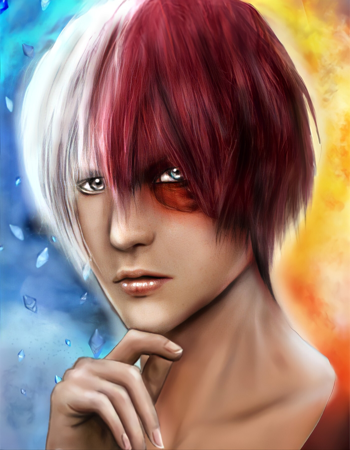 ArtStation - Todoroki - My Hero Academia