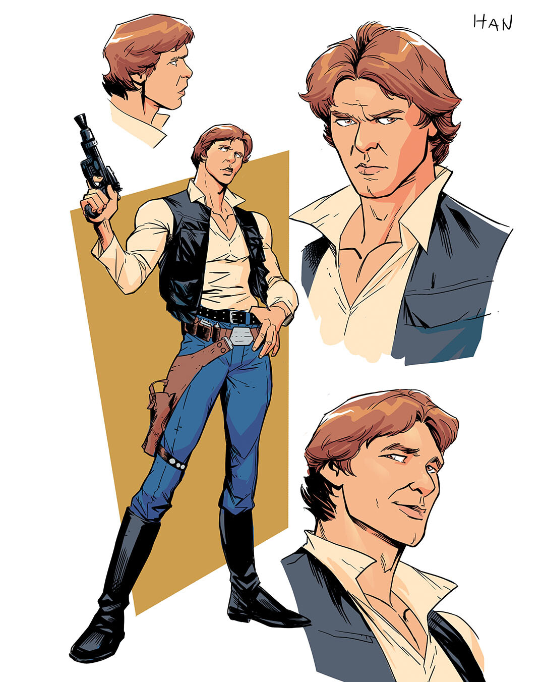 han solo coloring book