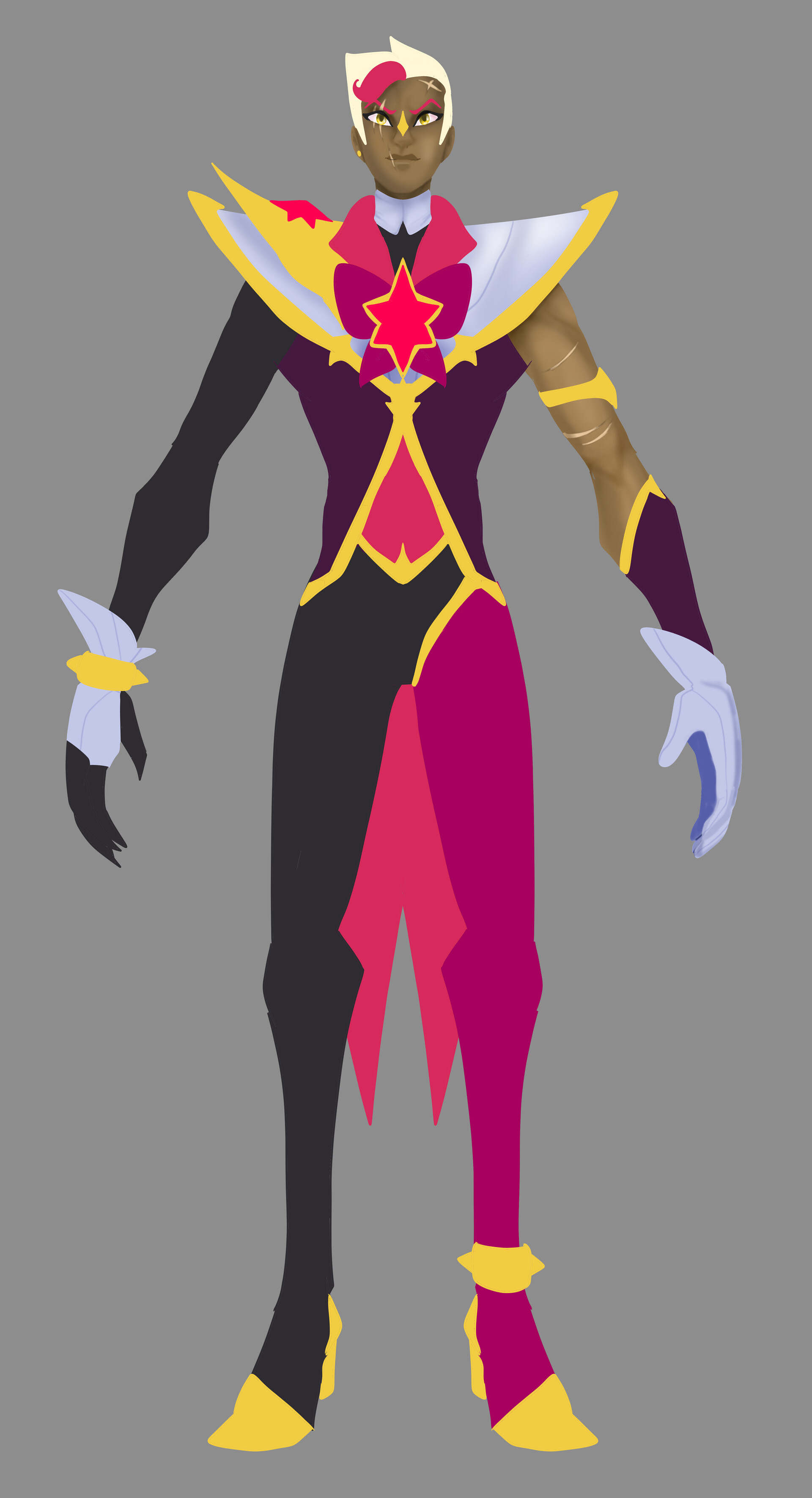 Hannah "Matrix Blue" - Very Old Star Guardian Jhin Concepts