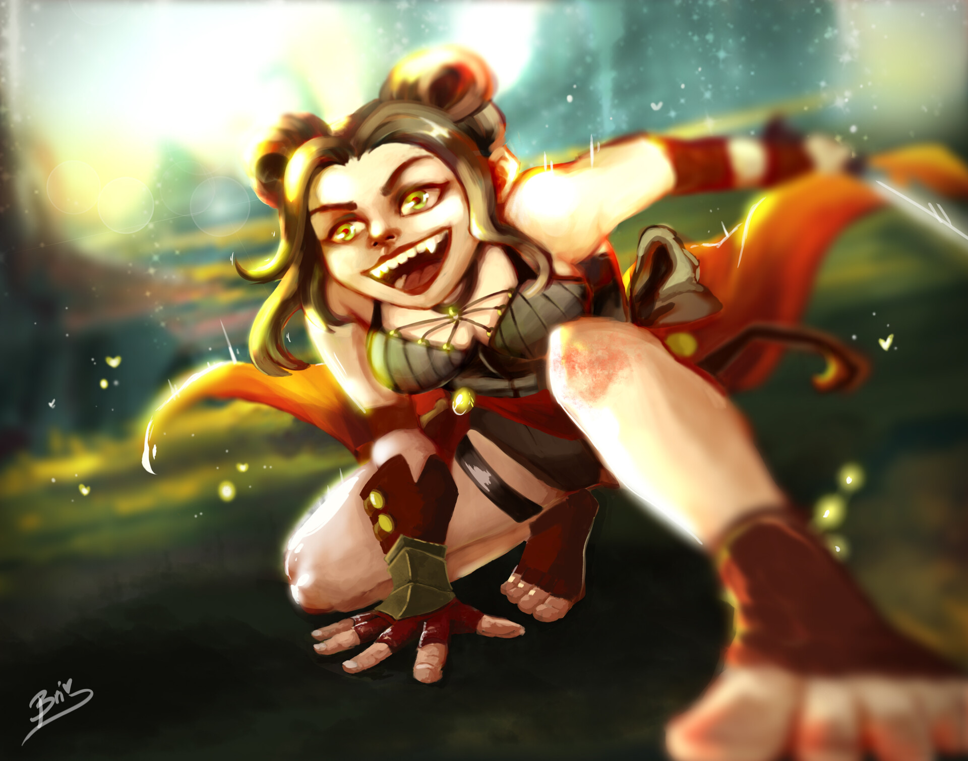 ArtStation - Leaping Into Action!