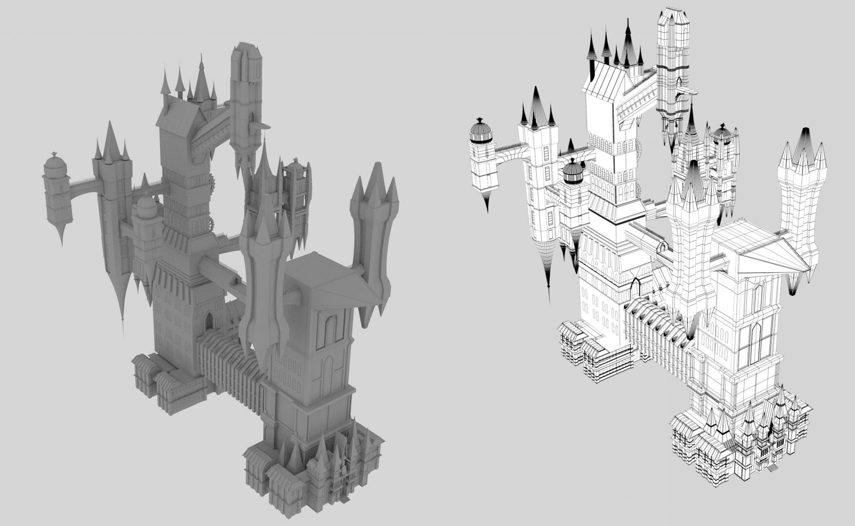 ArtStation - Castlevania Dracula's Castle