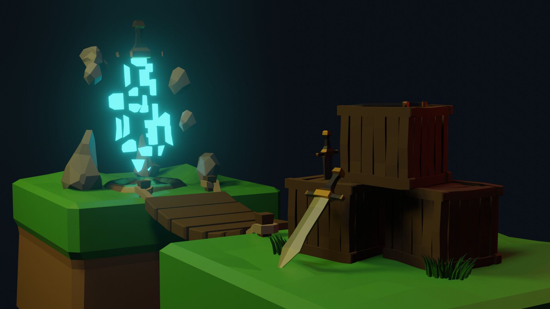 ArtStation - Blender Low Poly