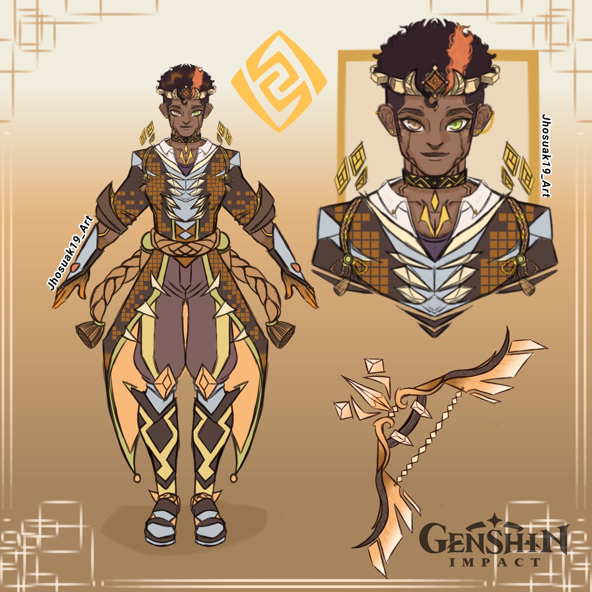 ArtStation - Oc de Genshi impact