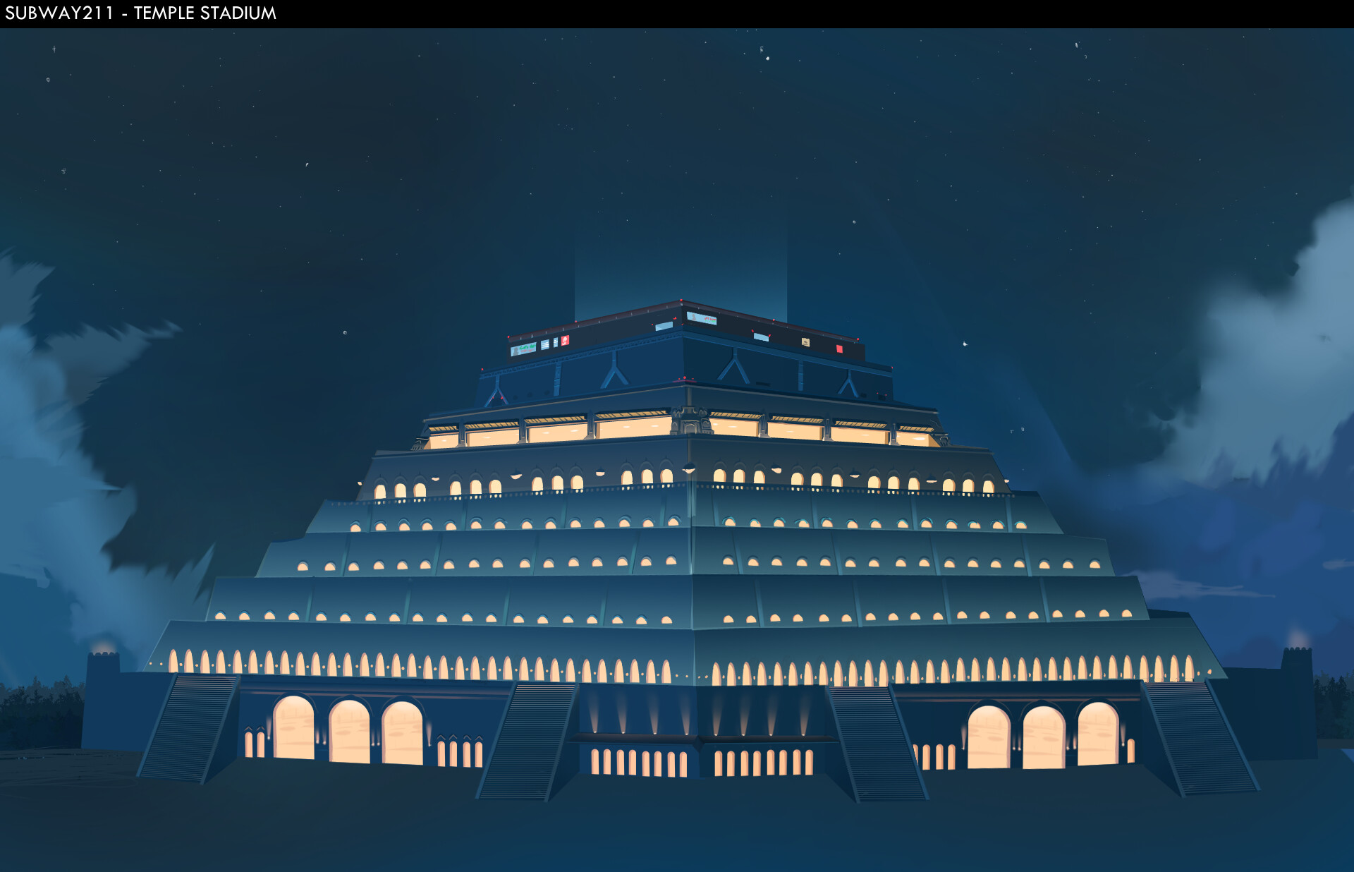 ArtStation - The Pyramid arena