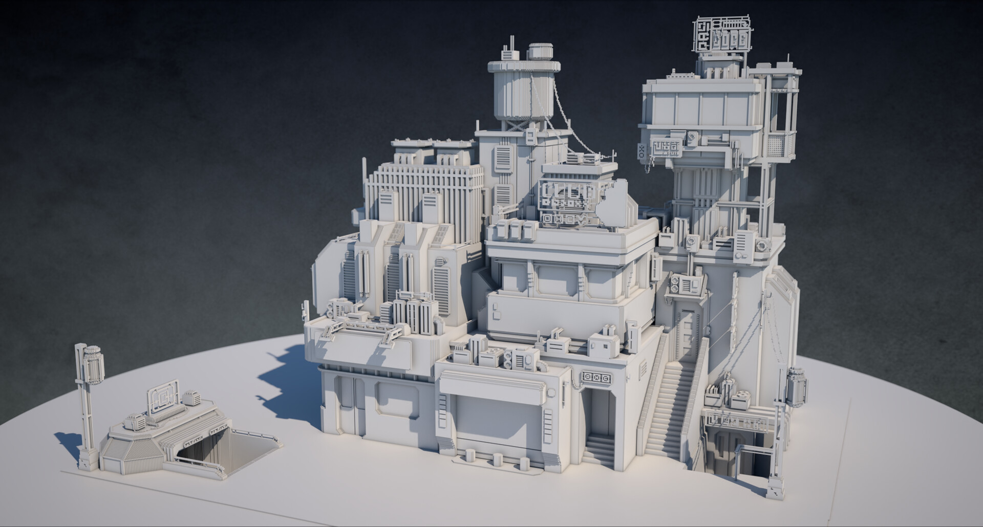 ArtStation - Voxel Building Part I (2018)