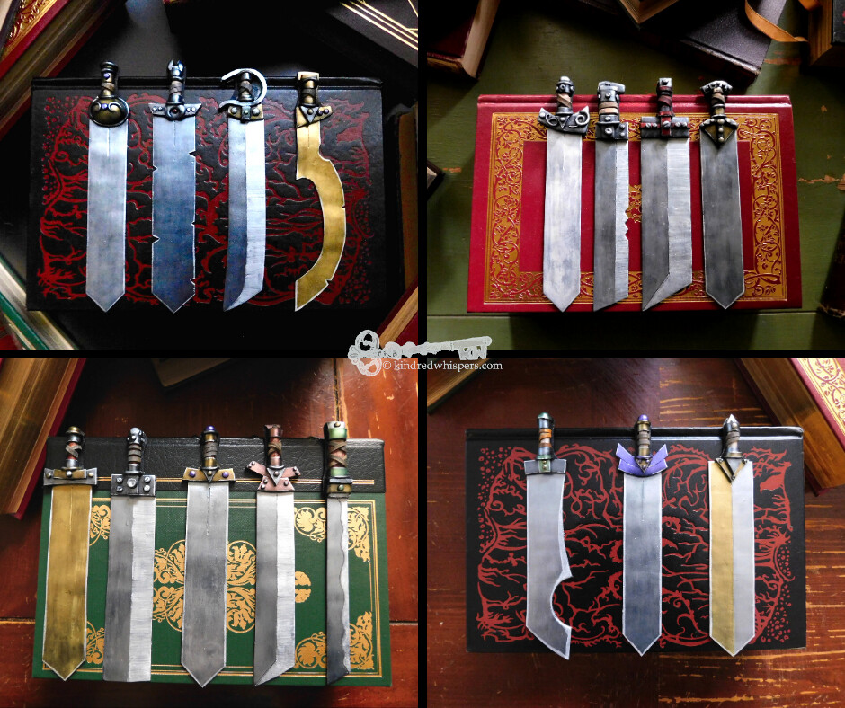 ArtStation - Kindred Swords (aka Bookblade) Bookmarks