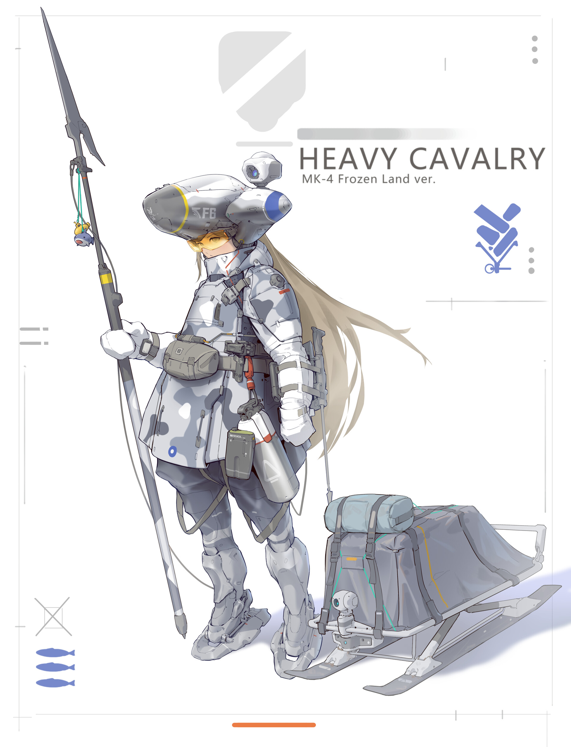 ArtStation - HEAVY CAVALRY Mk4 Frozen land ver.