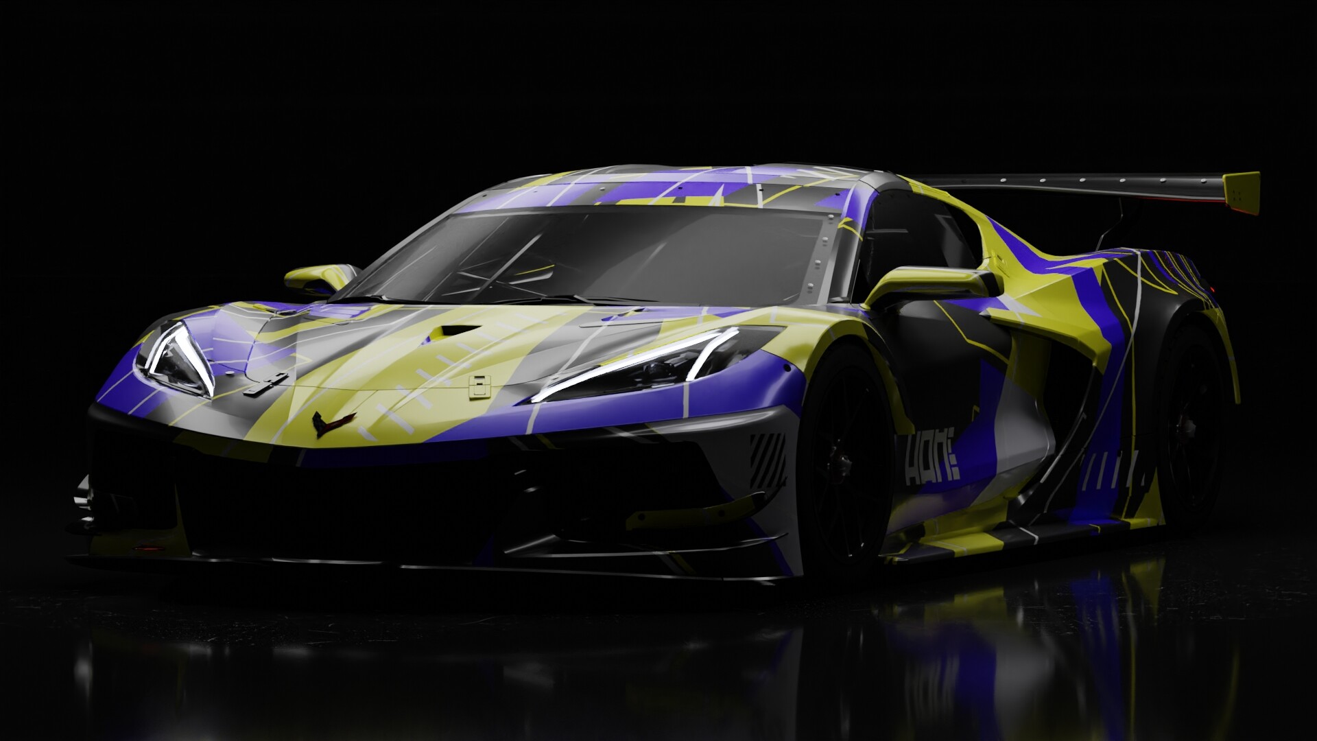 ArtStation - Chevrolet C8R "I don't know" livery