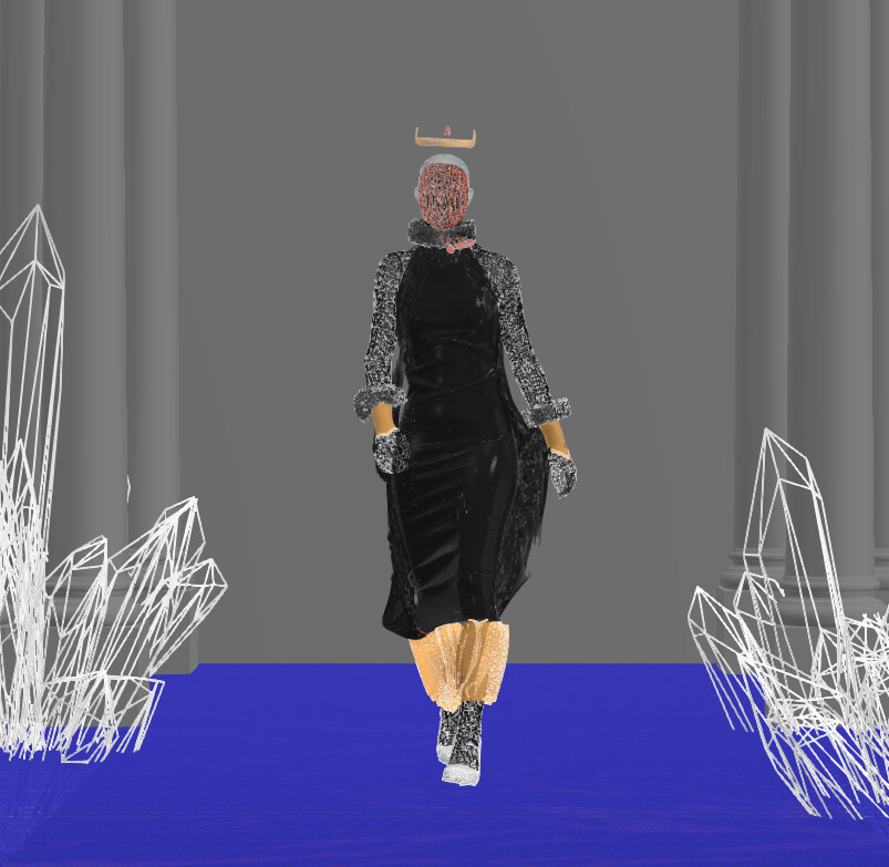 Melinda Manunta - “Baroness of Shadow” collection - LOOK1 - Full 3D model