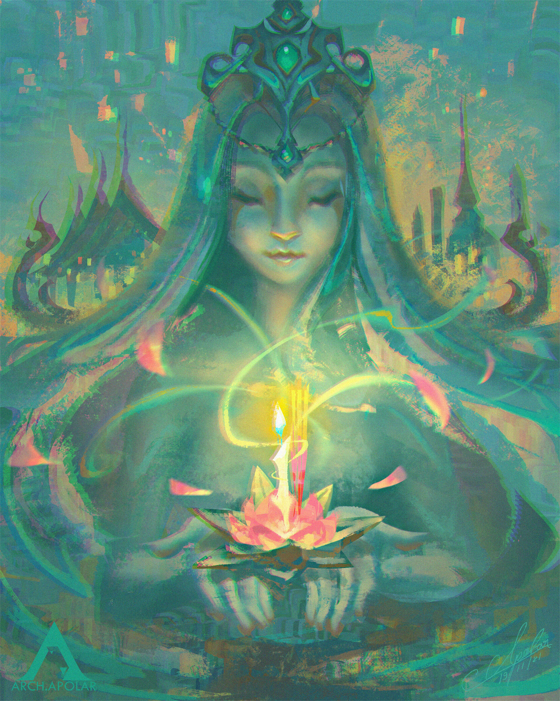 ArtStation - GODDESS of WATER