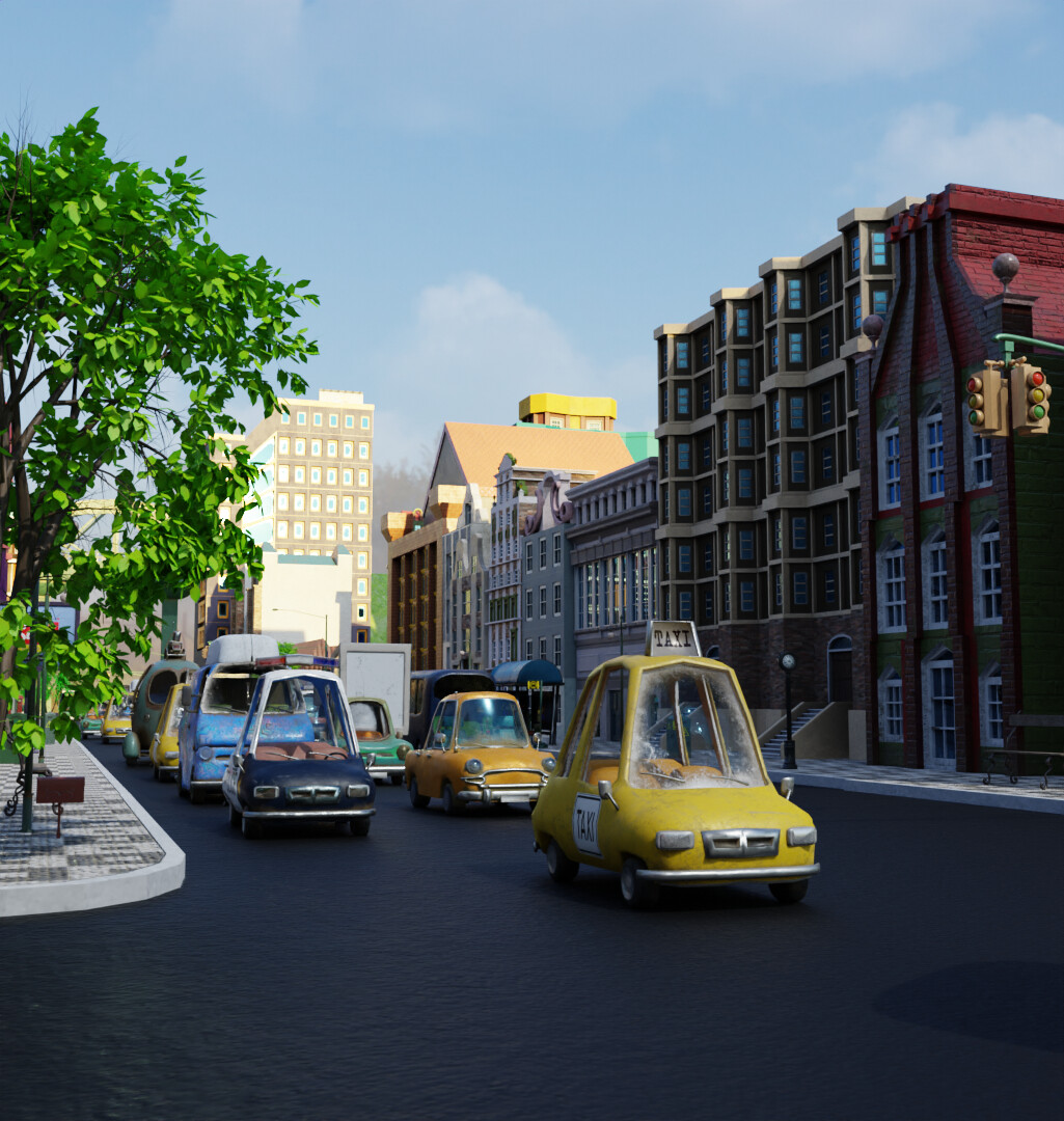 ArtStation - stylized-city Pack