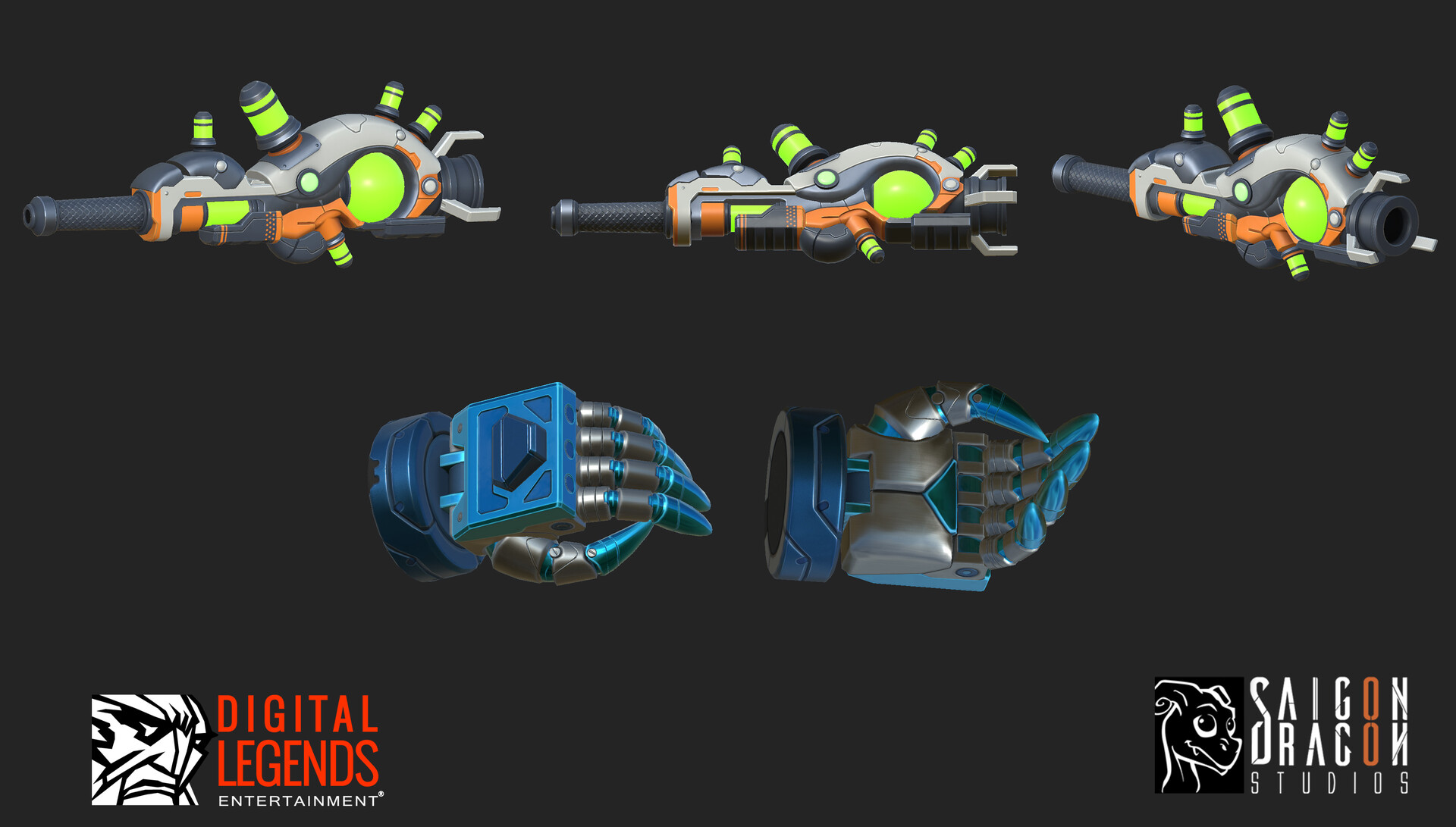 ArtStation - 3d weapon sci fi
