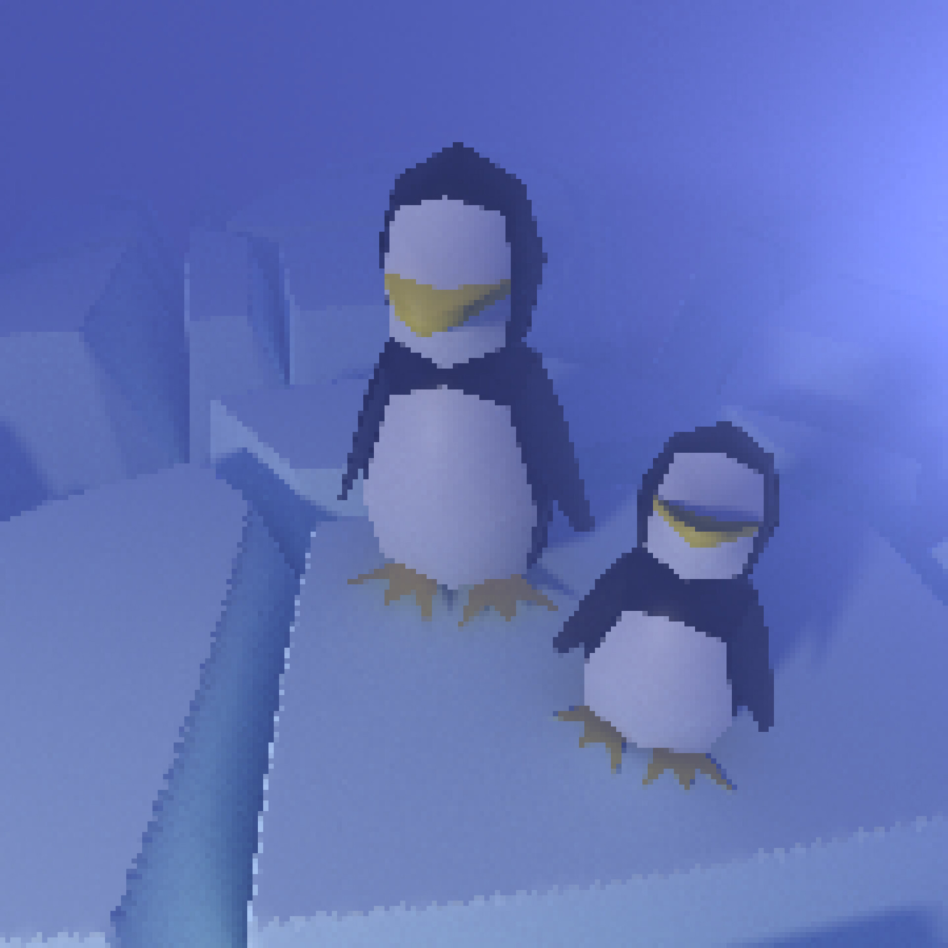 ArtStation - Low-poly penguins