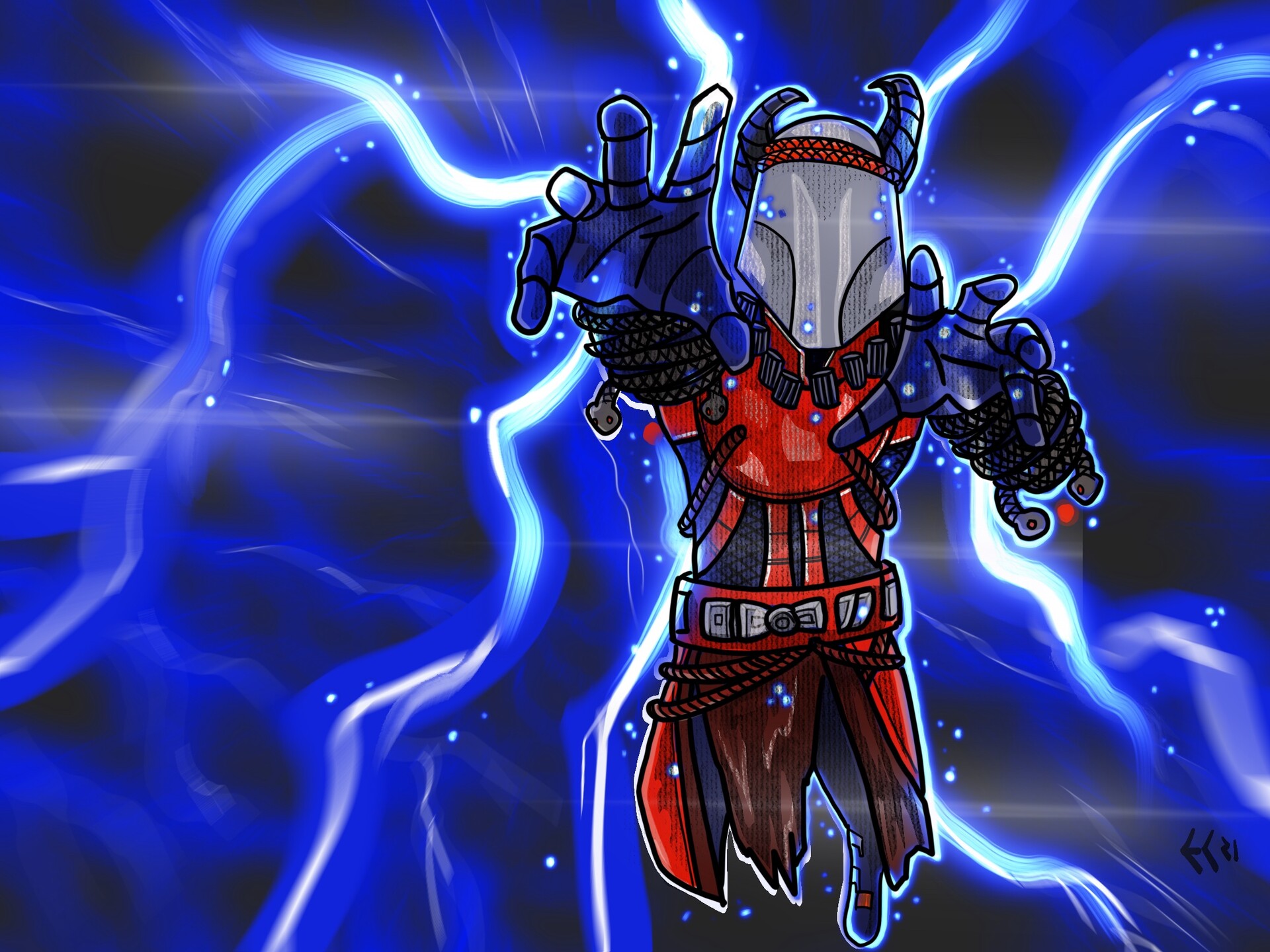 ArtStation - Destiny 2 IB Arc Warlock