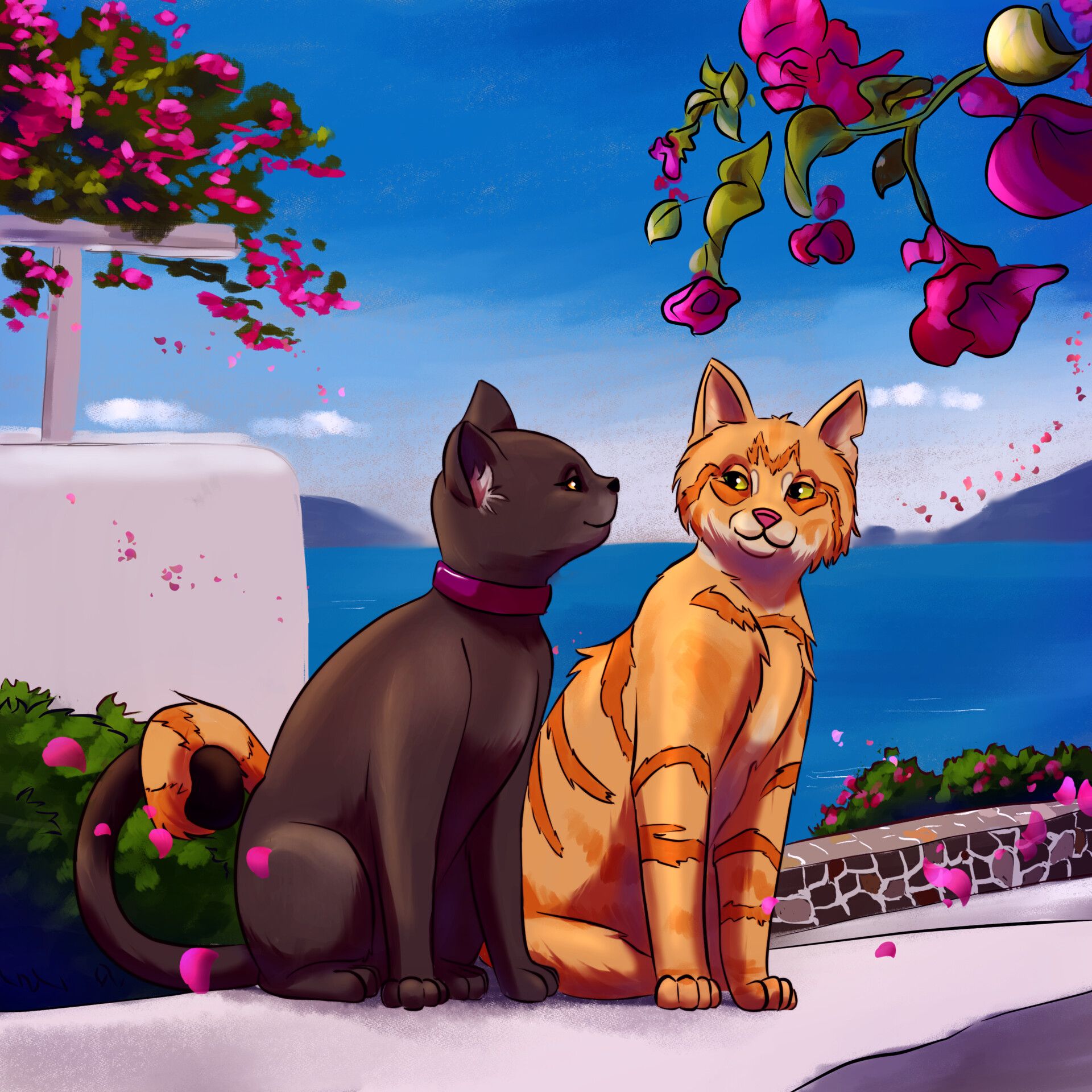 ArtStation - Cats in Love