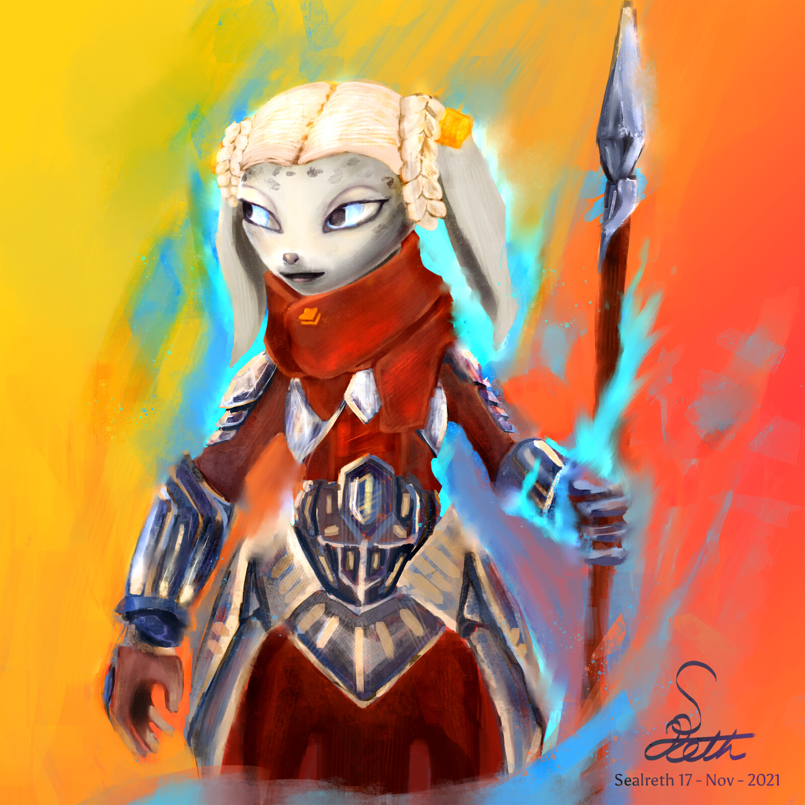 Sethy Alre (Keimpe Snip) - Lorekeeper Sett (Guild Wars 2 Fan art)