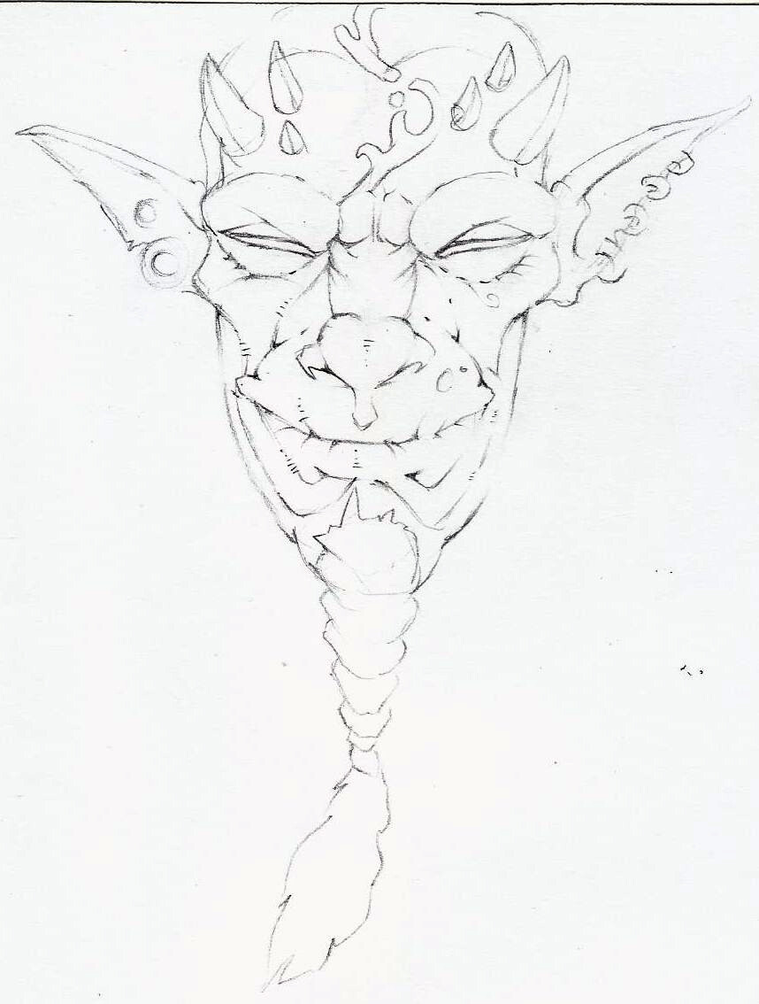 ArtStation - demon heads