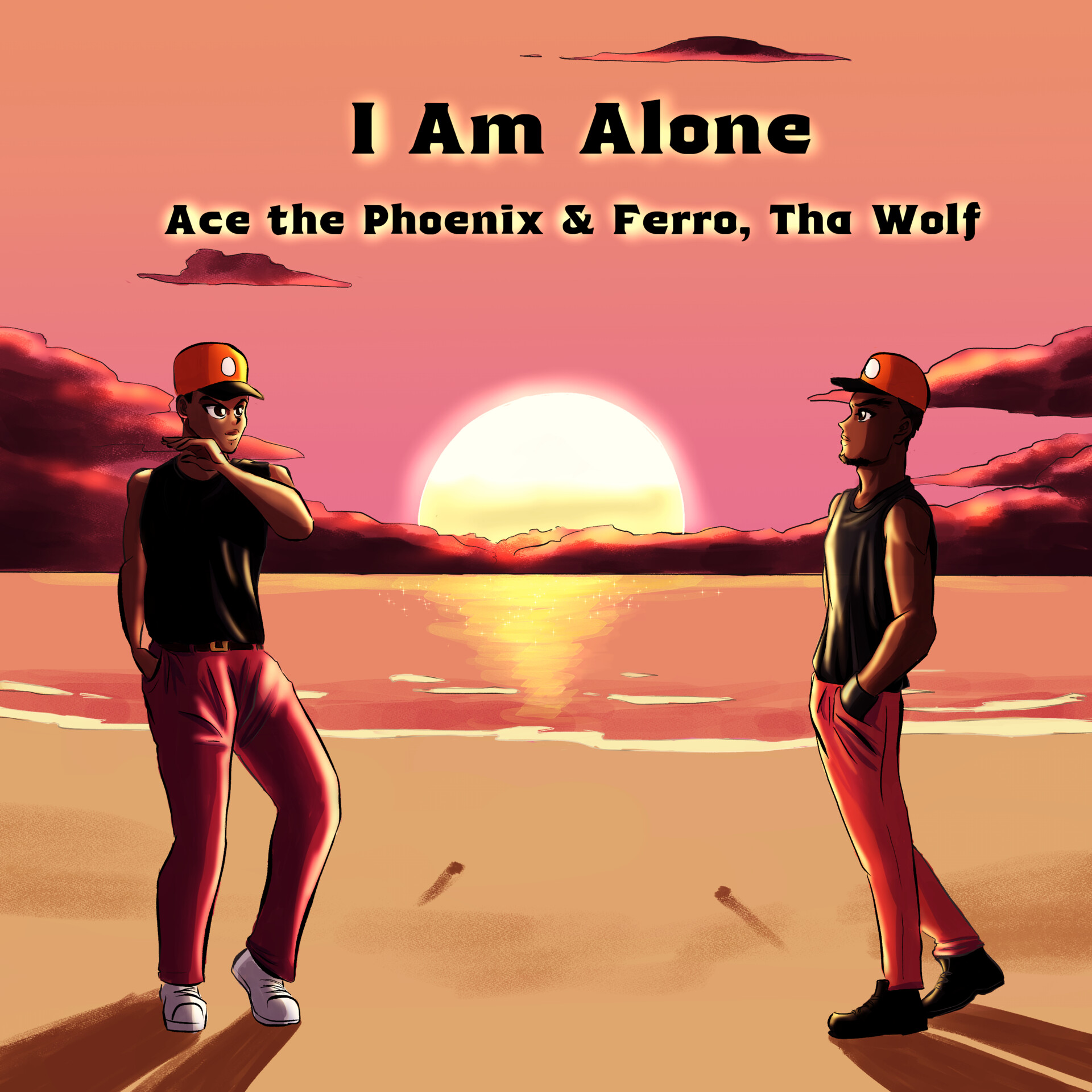 ArtStation - "I am alone" - Ace the Phoenix and Ferro, Tha Wolf cover art