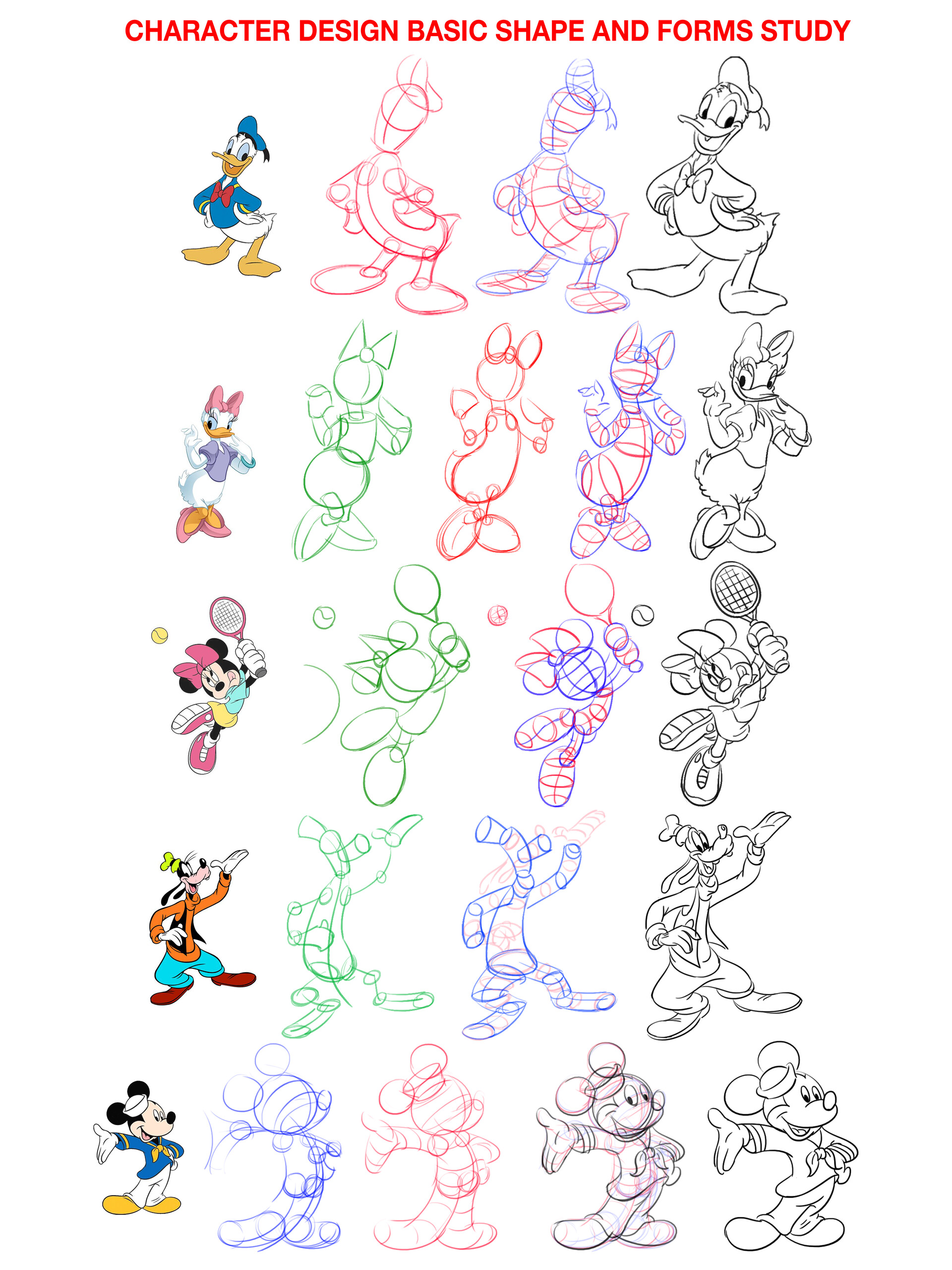 ArtStation - Character design basic practice