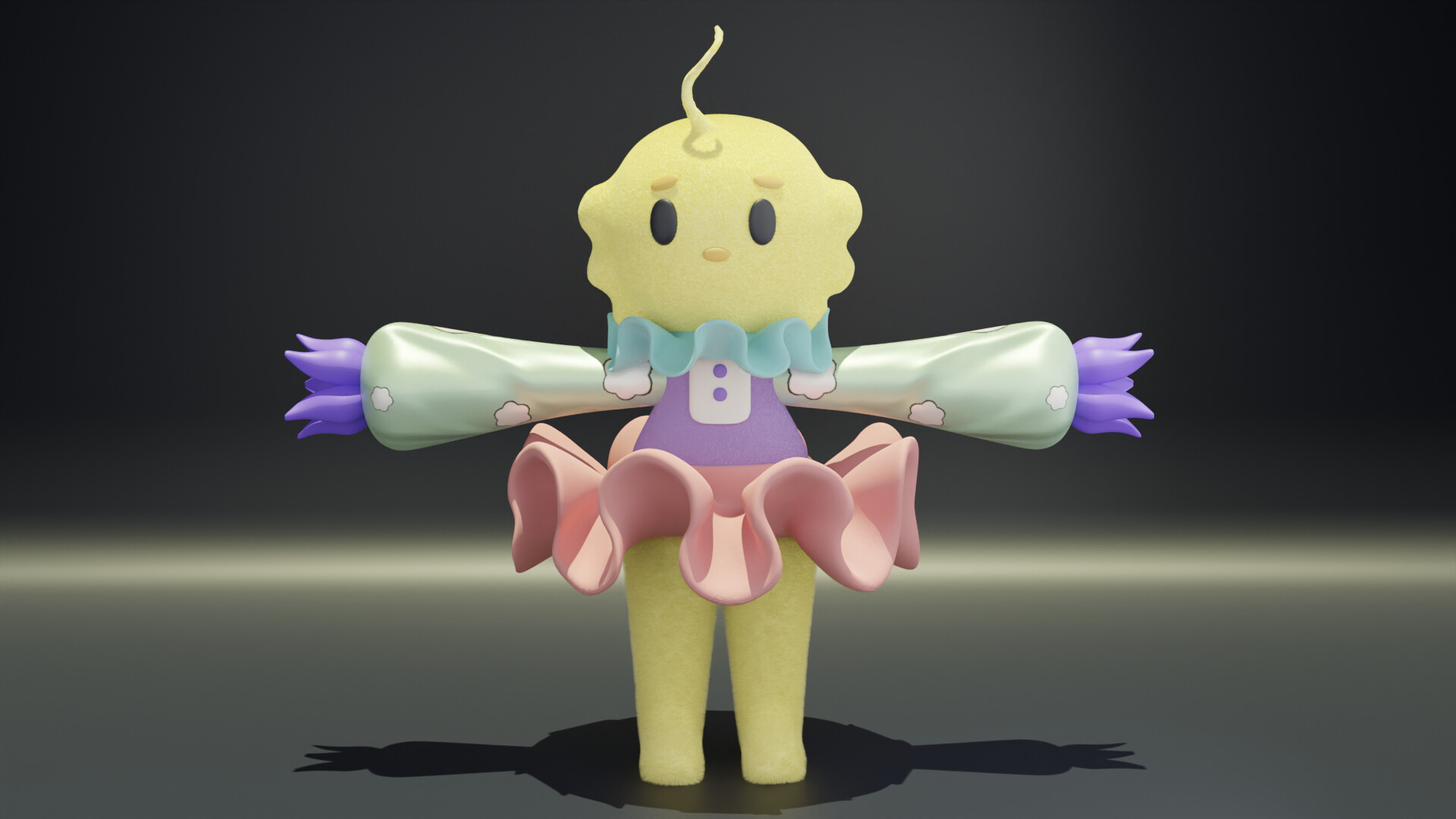 ArtStation - Circus Flower (3D Model)
