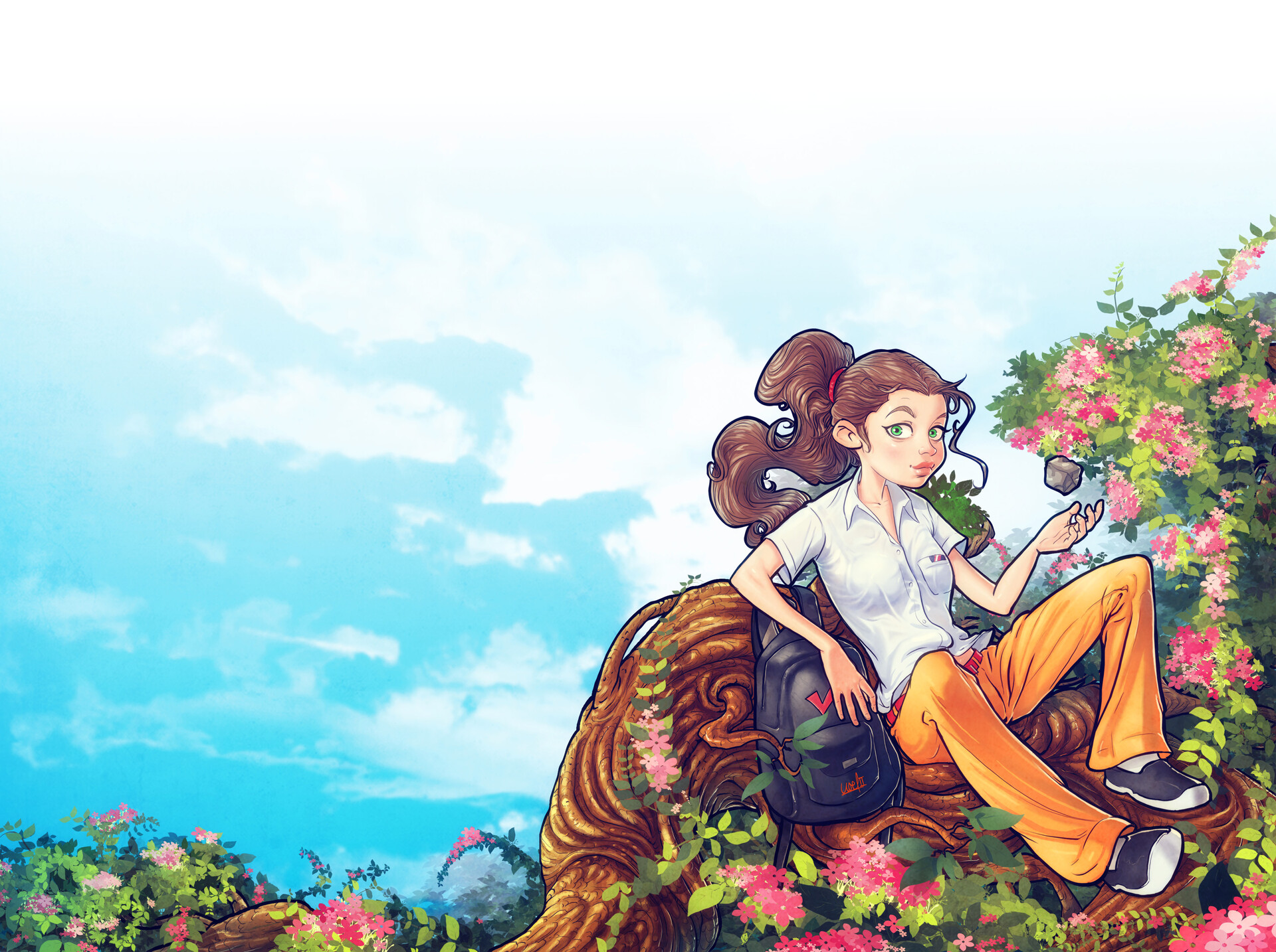 Noel Artwork - Picuala - Book cover and Black and white illustrations