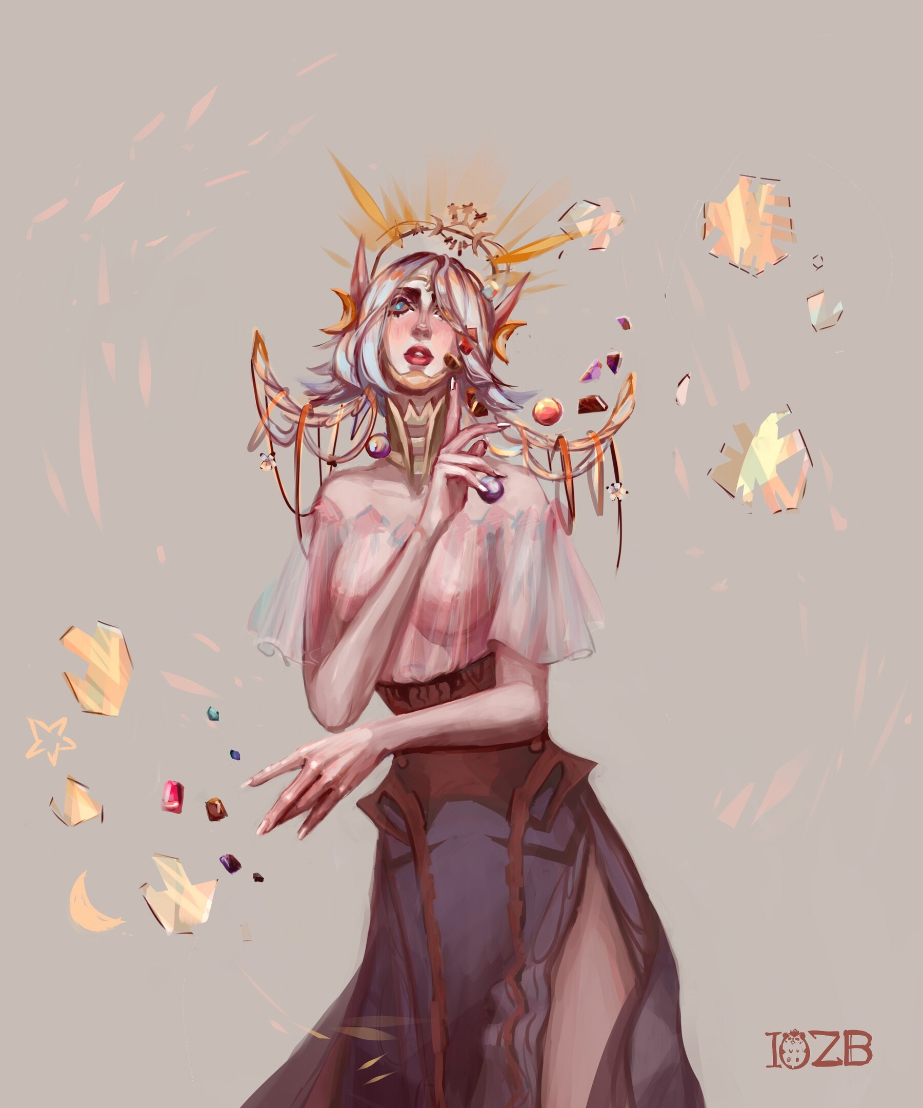 ArtStation - humanization of a diamond ring