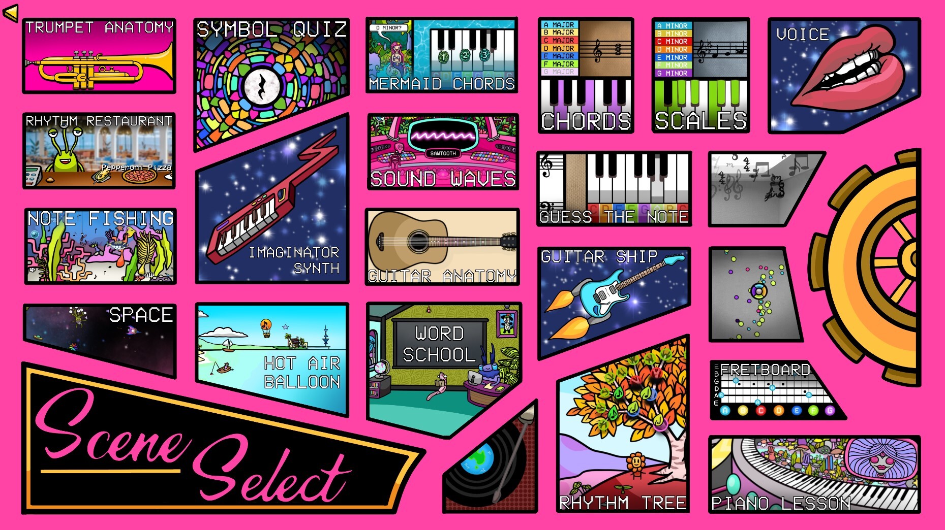 ArtStation - Music - Scene Selection Screen