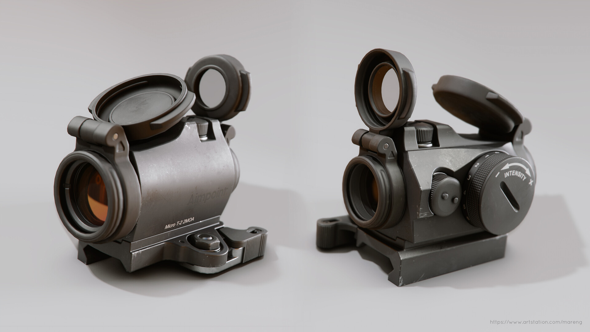 ArtStation - Aimpoint Red Dot Sight