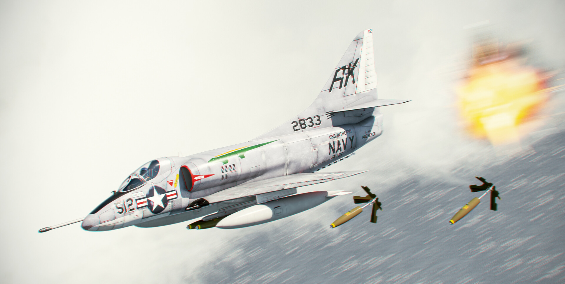 ArtStation - A-4B Skyhawk US Navy