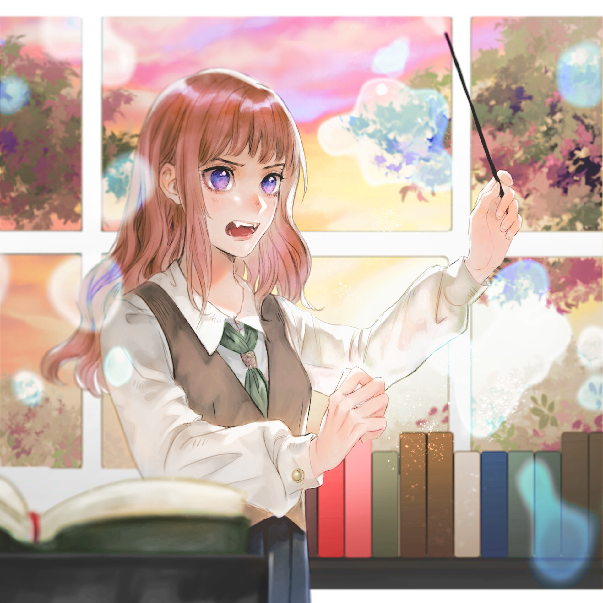 ArtStation - Studying magic