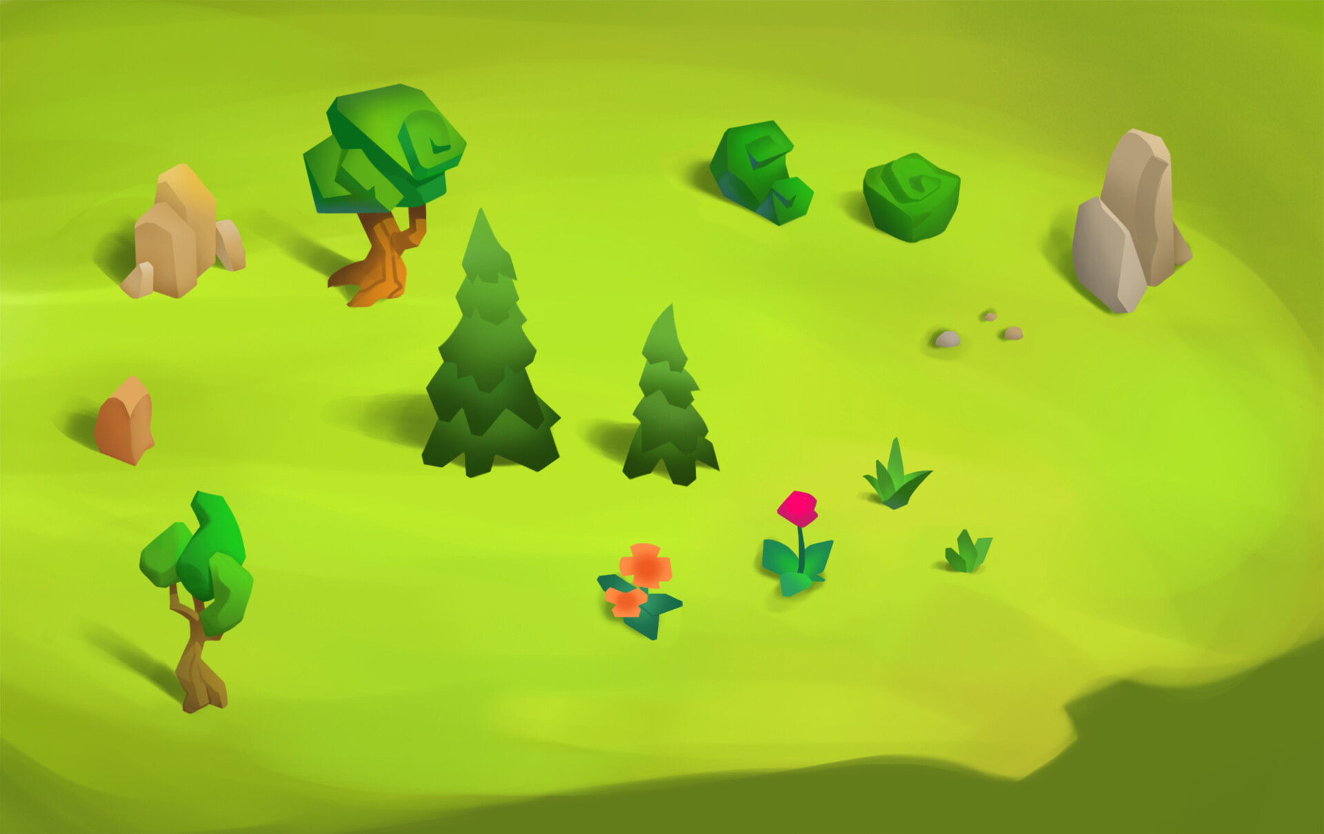 ArtStation - props for casual game