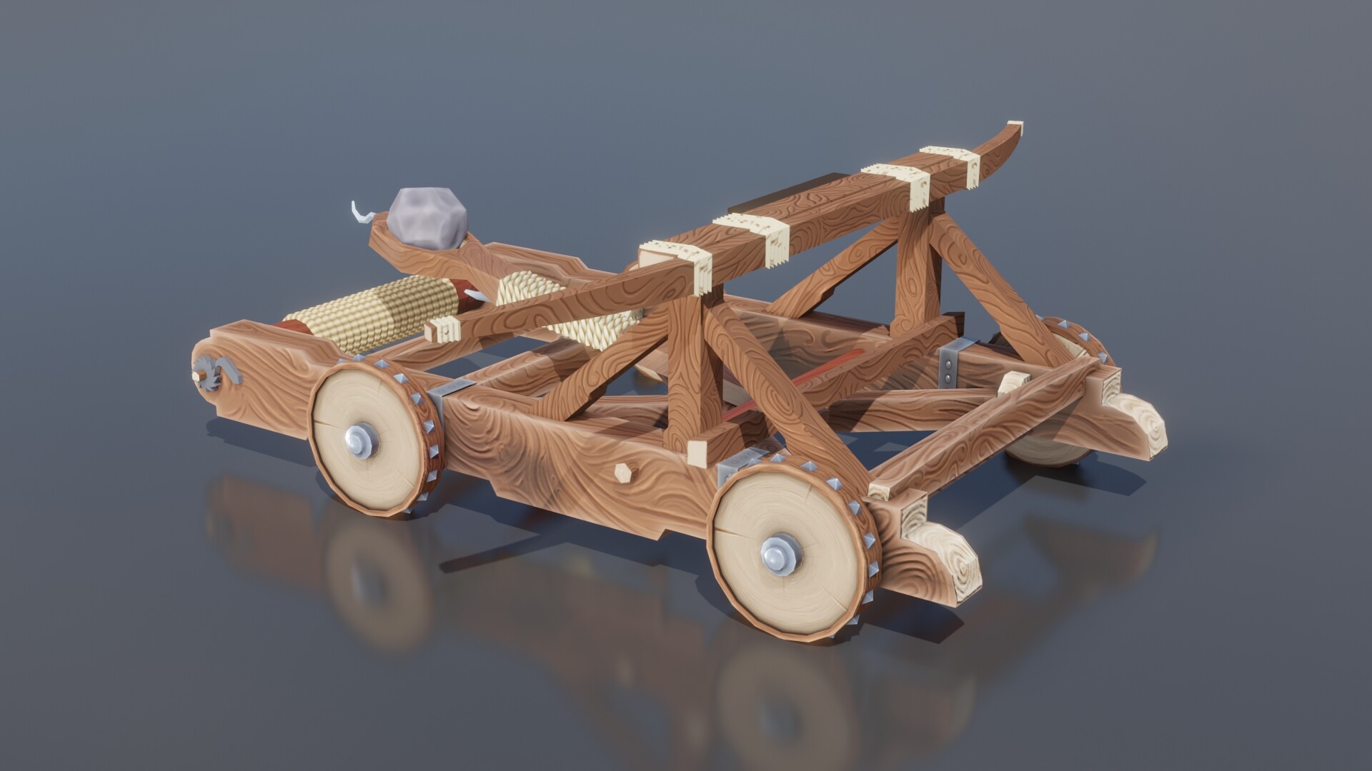 ArtStation - Catapulte, asset pour Unity.