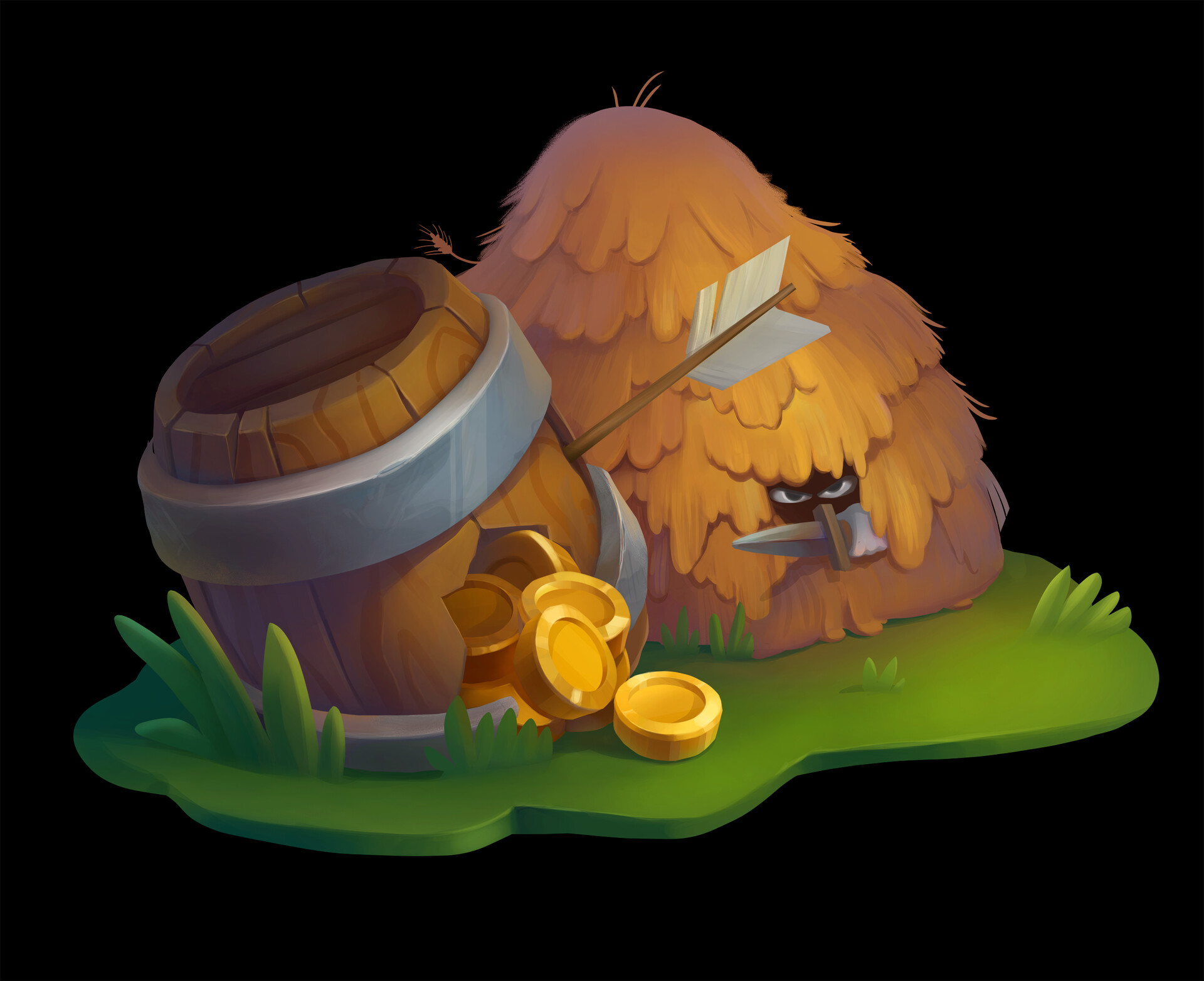 ArtStation - Hidden in a haystack