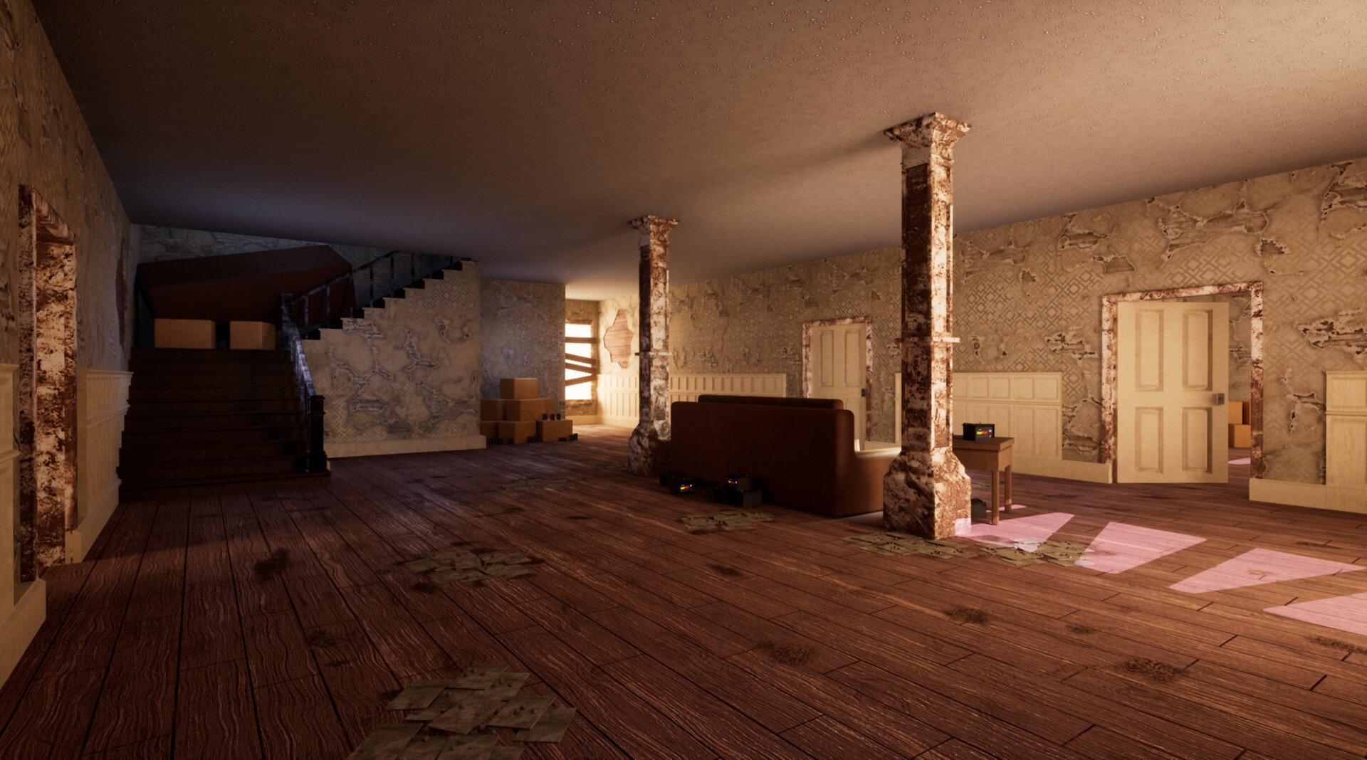 ArtStation - Environment Art Class- Apocalypse House