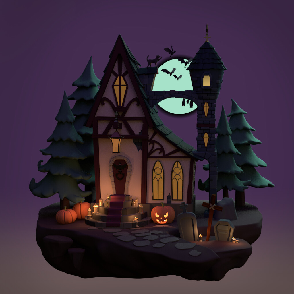 ArtStation - Vampires House