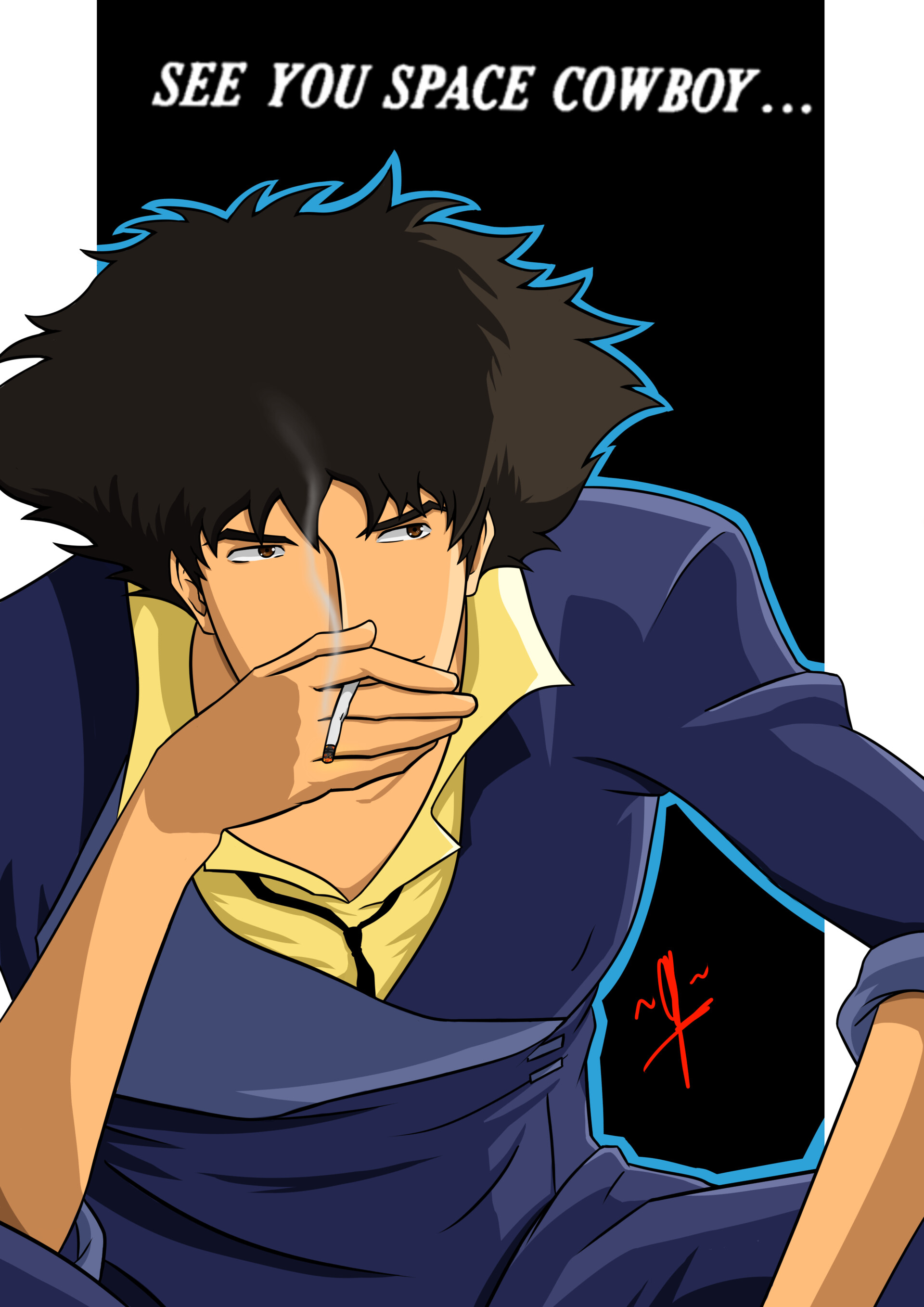 ArtStation - Cowboy Bebop - Spike Spiegel