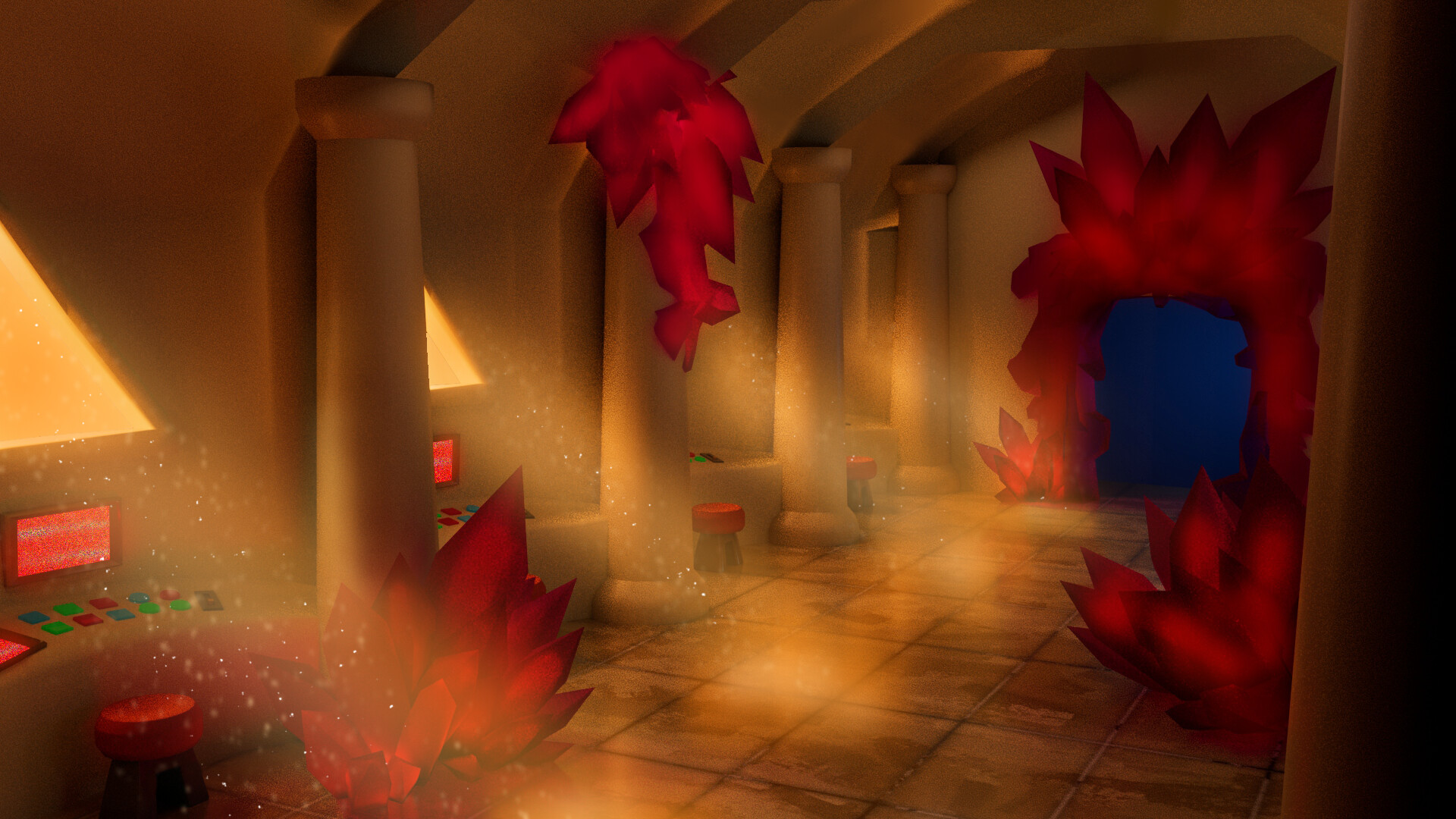 ArtStation - Crystal Hallway
