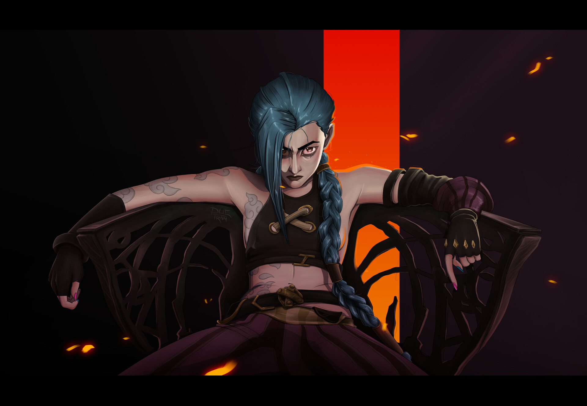 ArtStation - ARCANE - ARTWORK JINX
