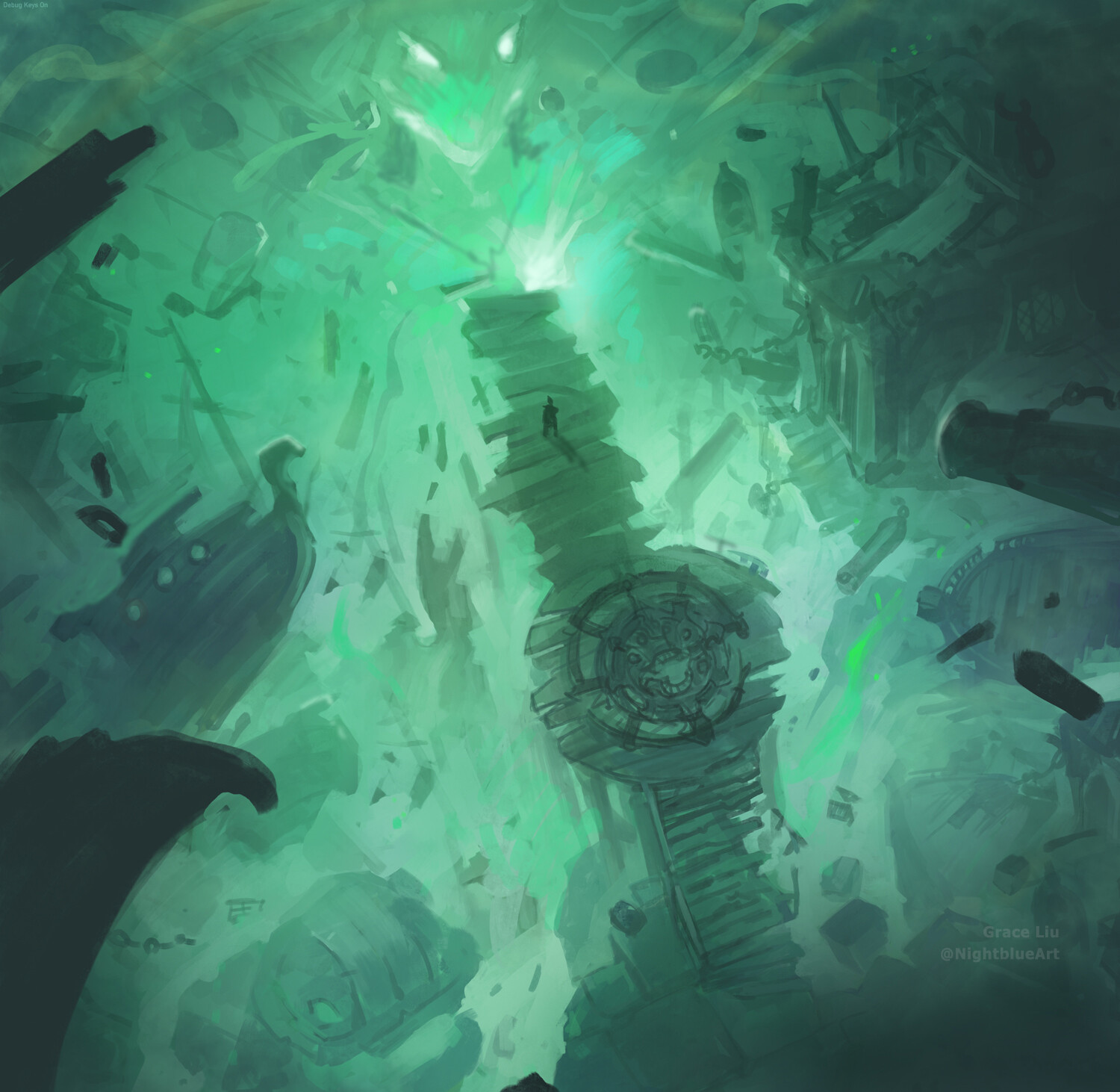 Grace Liu - Ruined King Env Concepts - Shadow Isles