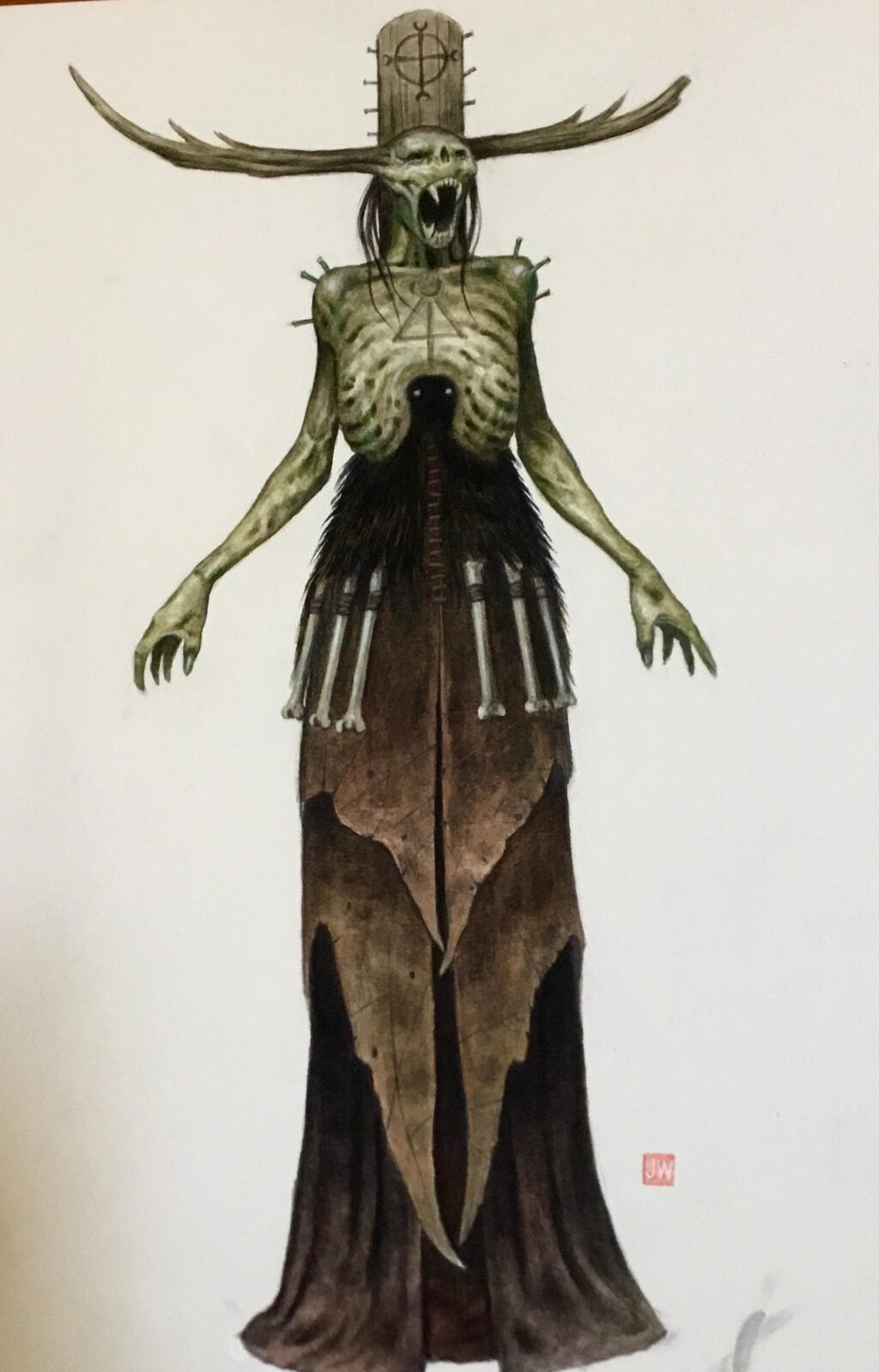 ArtStation - Dark villager shaman.