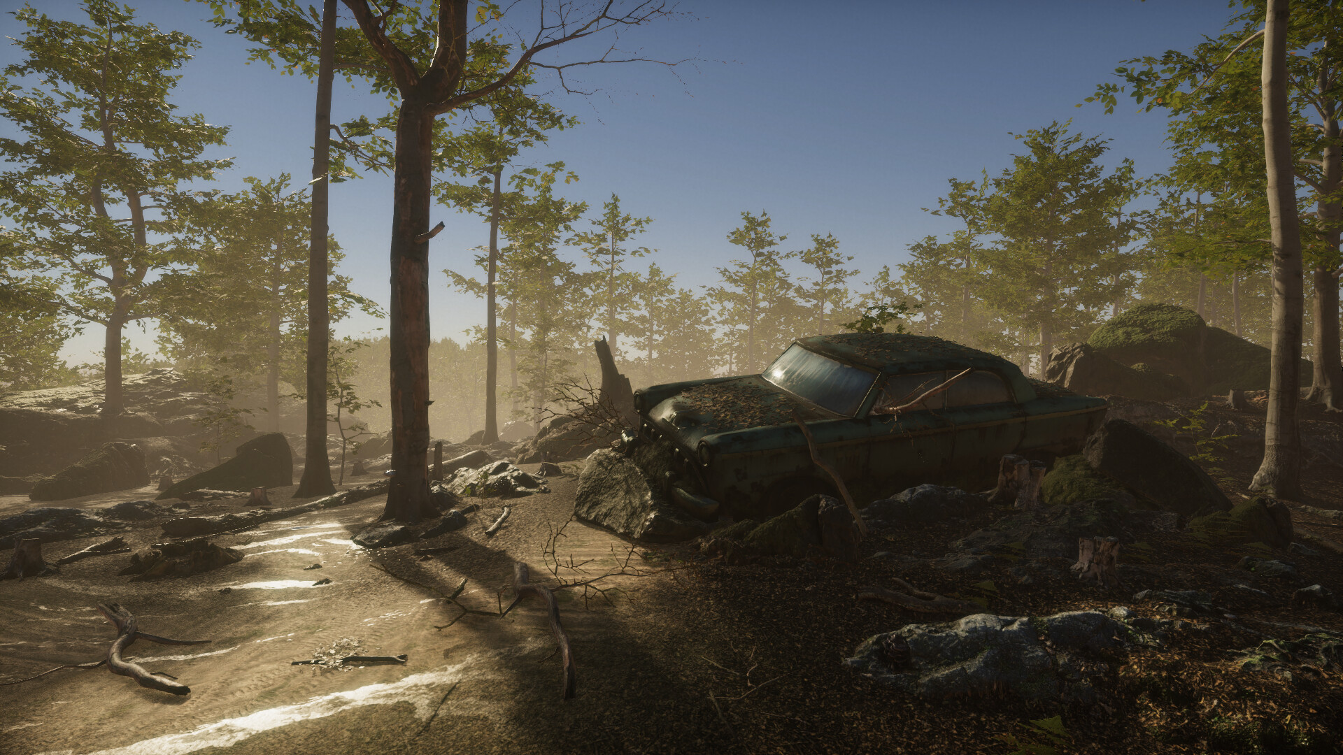 ArtStation - [ENVIRONMENT DESIGN] Abandoned car