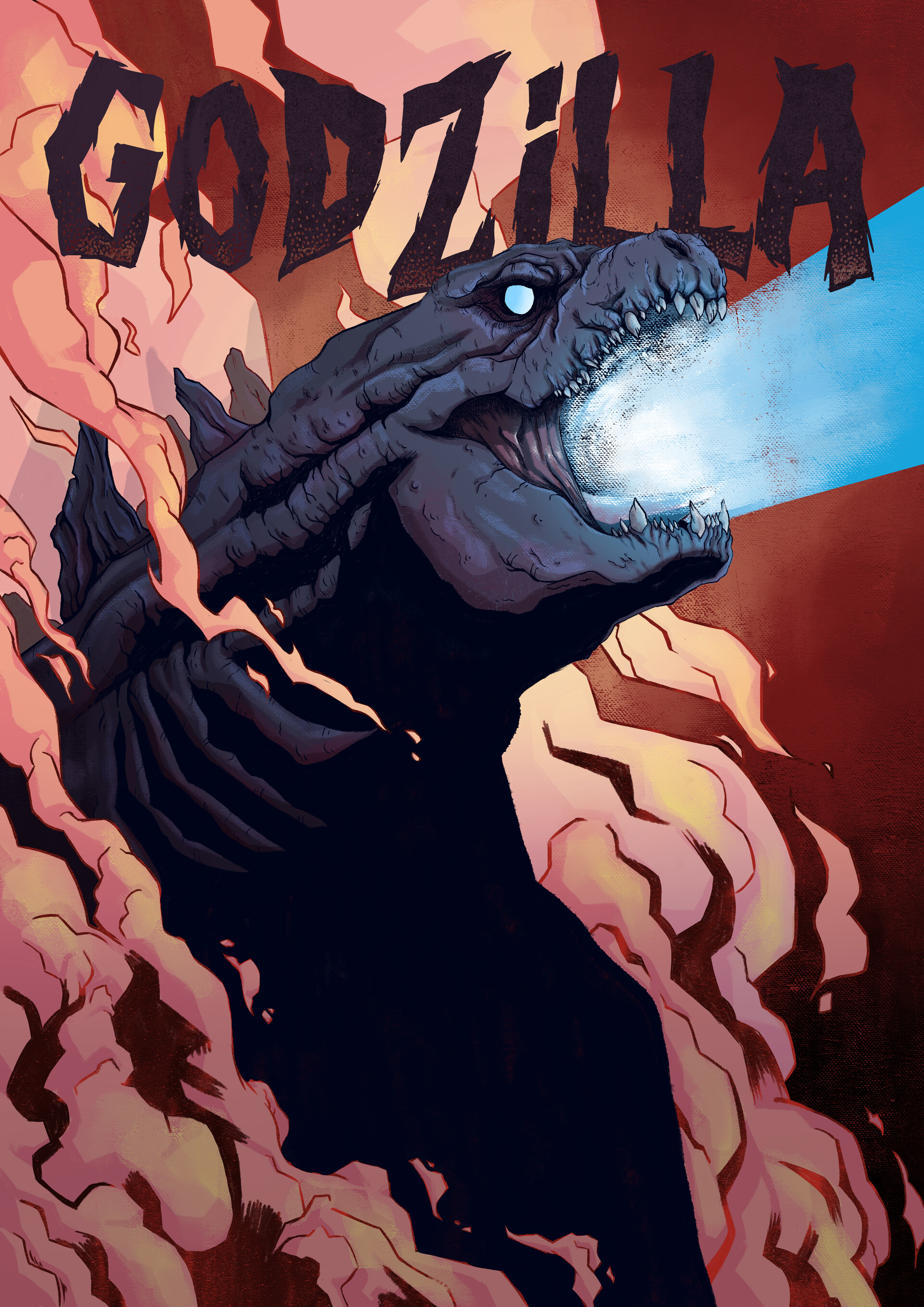 ArtStation - Godzilla Poster