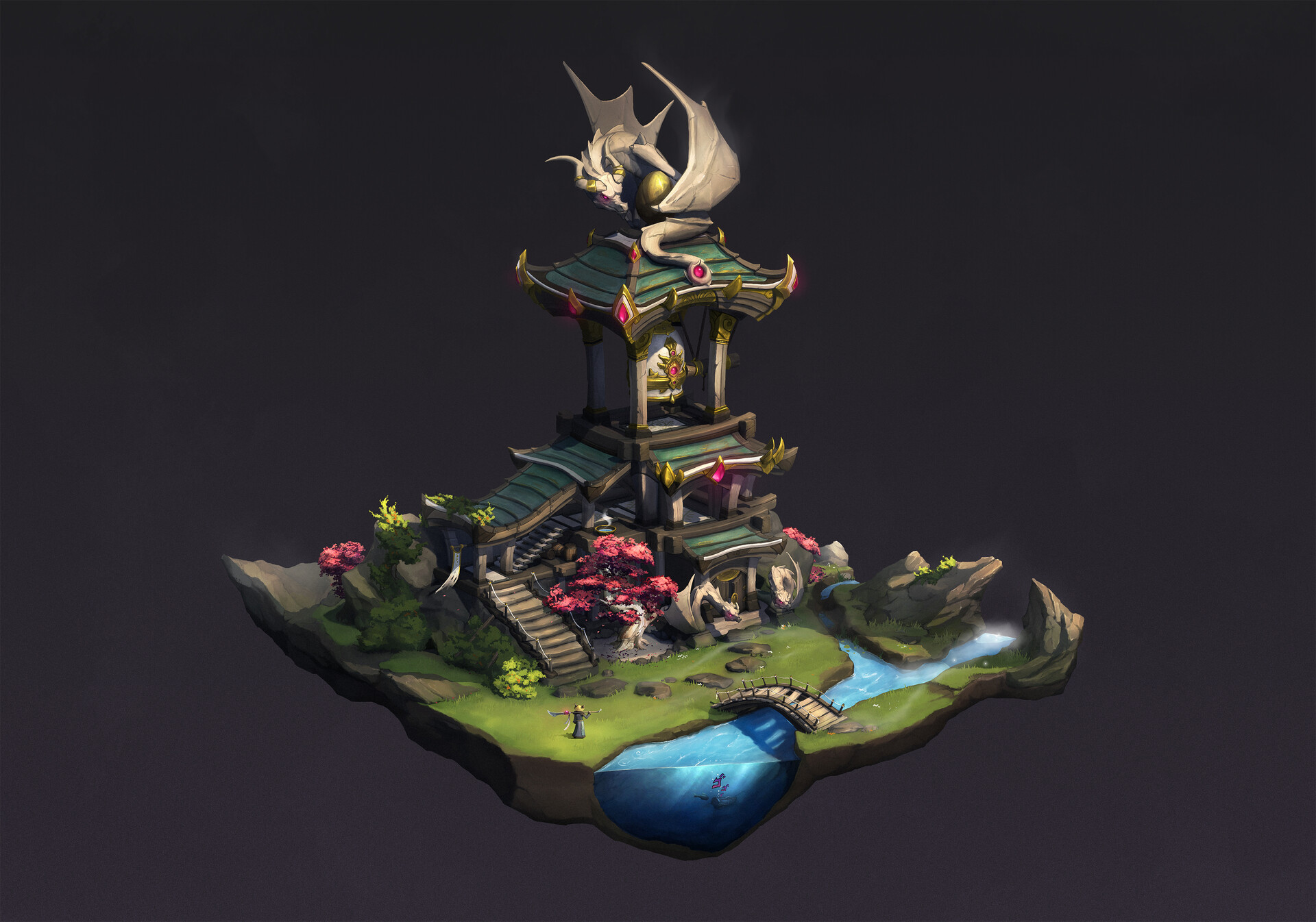 ArtStation - Dragon Temple