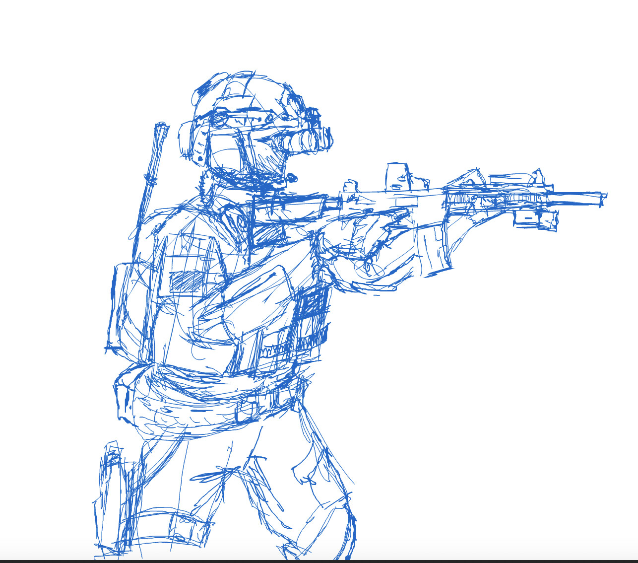 ArtStation - Navy Seals sketch