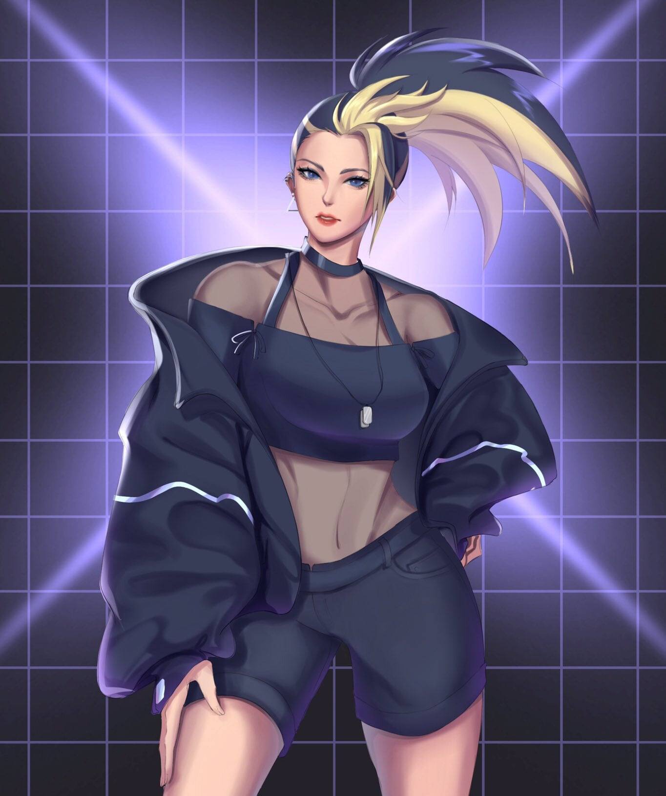 ArtStation - Cyberpunk Girl Character