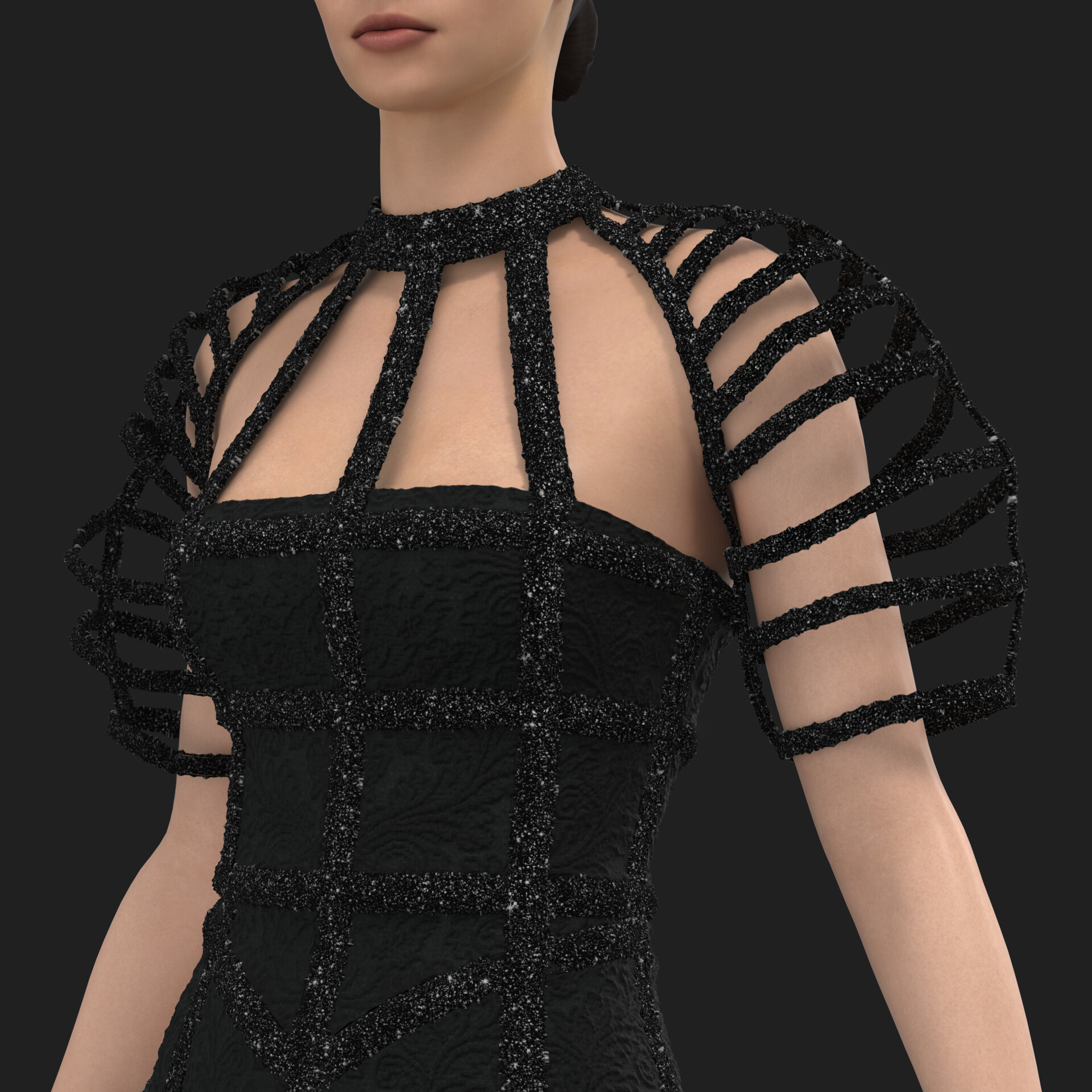 ArtStation - Yennefer dress 3d model from the Witcher.