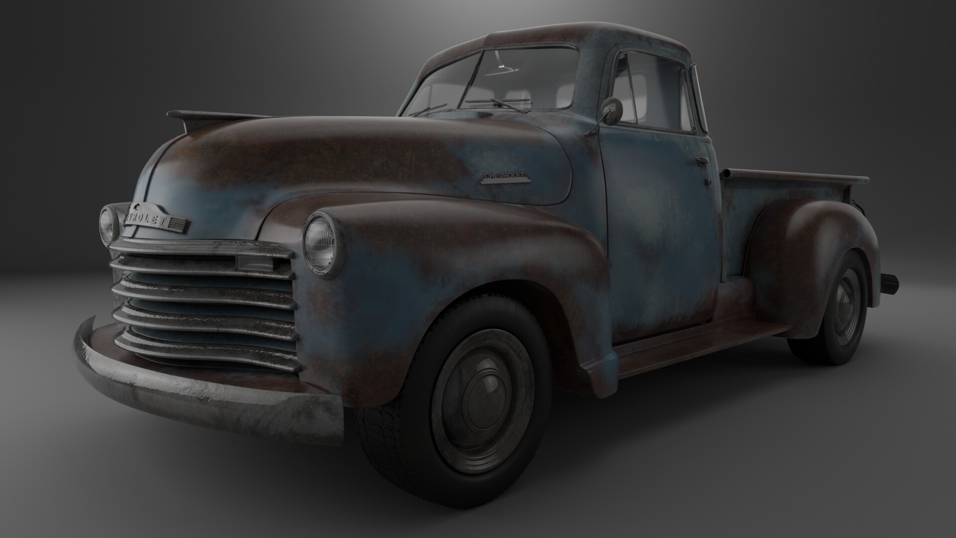 Glenn Stratakes - Refinished '51 Chevy Rust Rod