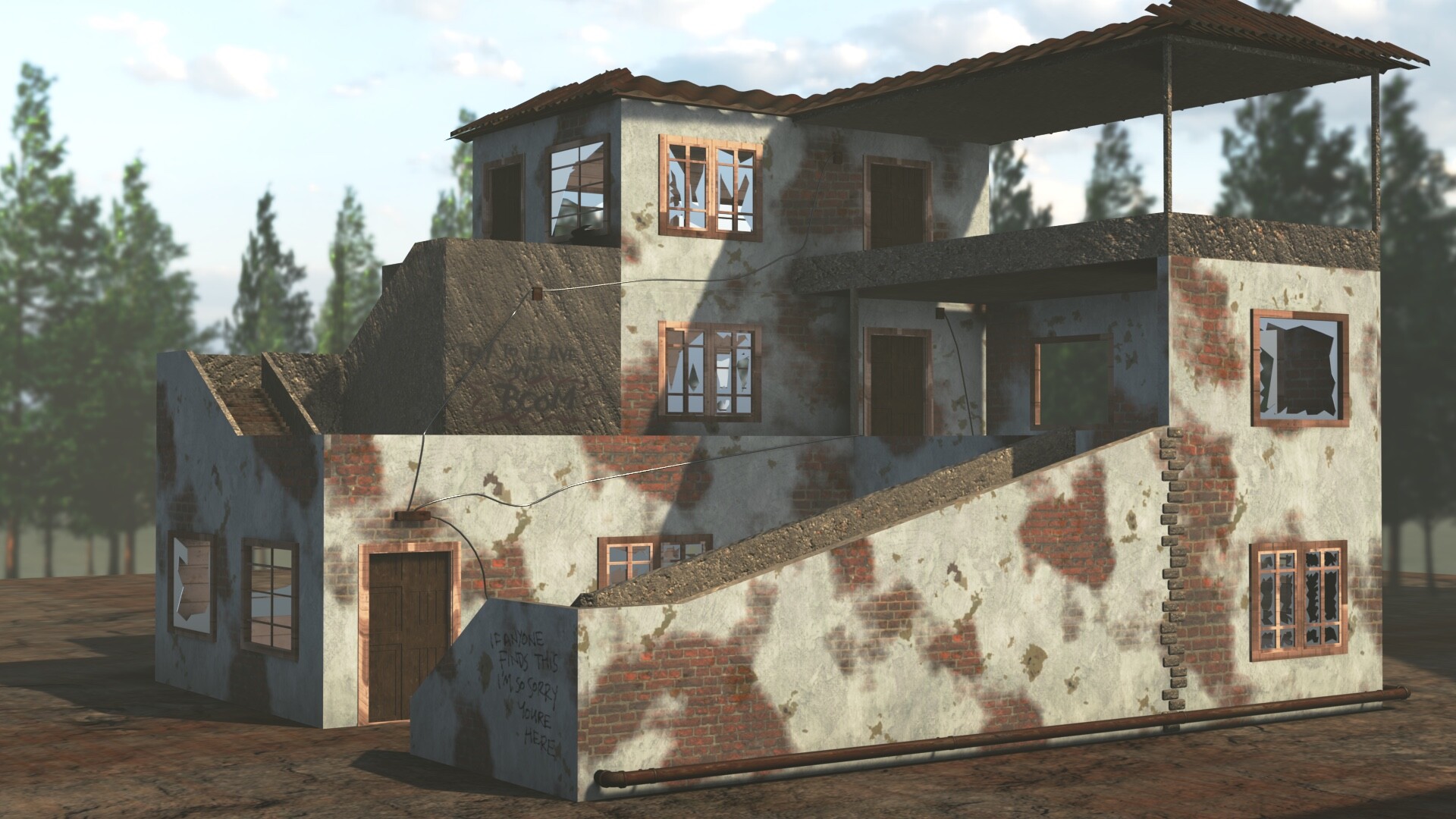 ArtStation - The Abandoned Building Vol.1